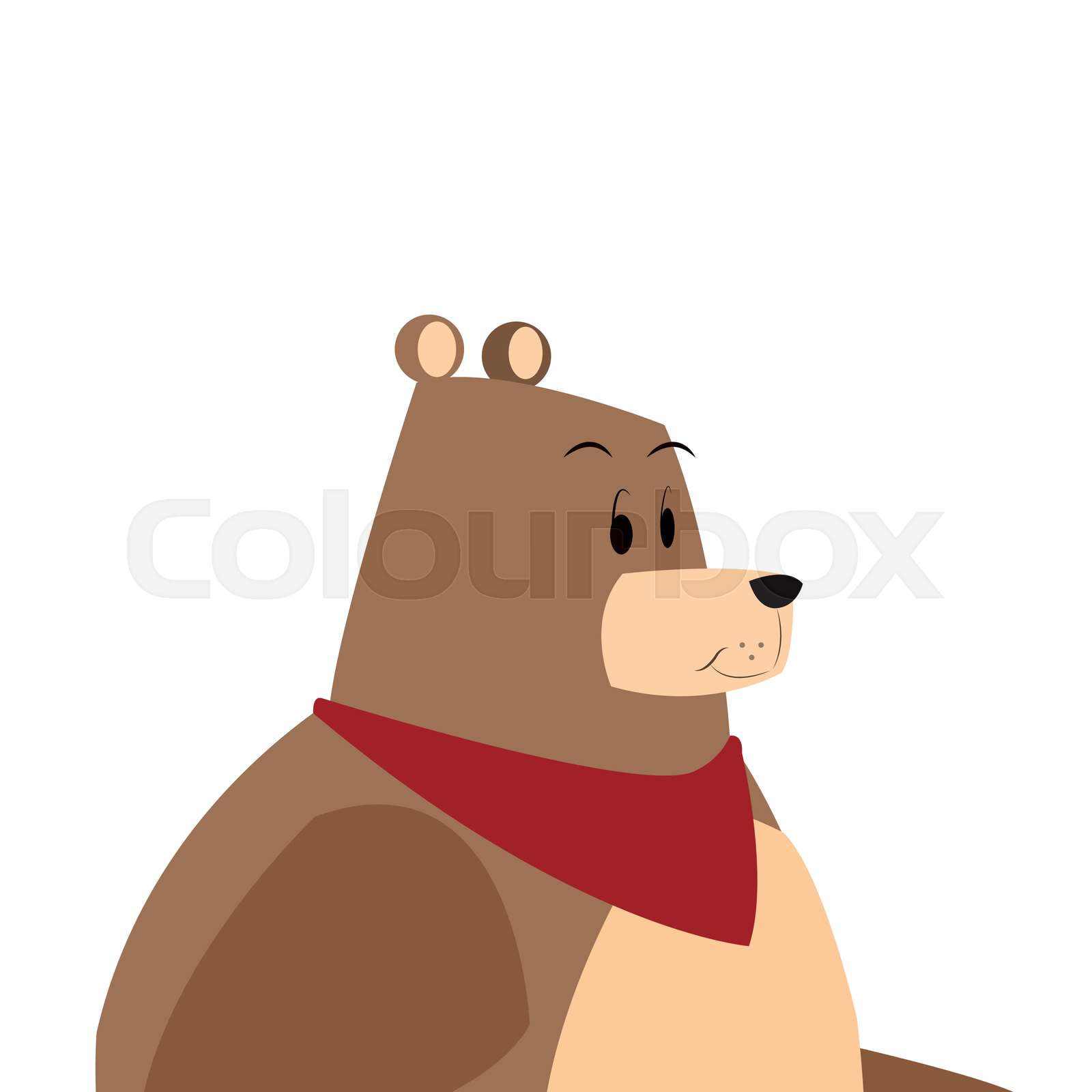 Bear cartoon comic cartoon icon | Stock vector | Colourbox