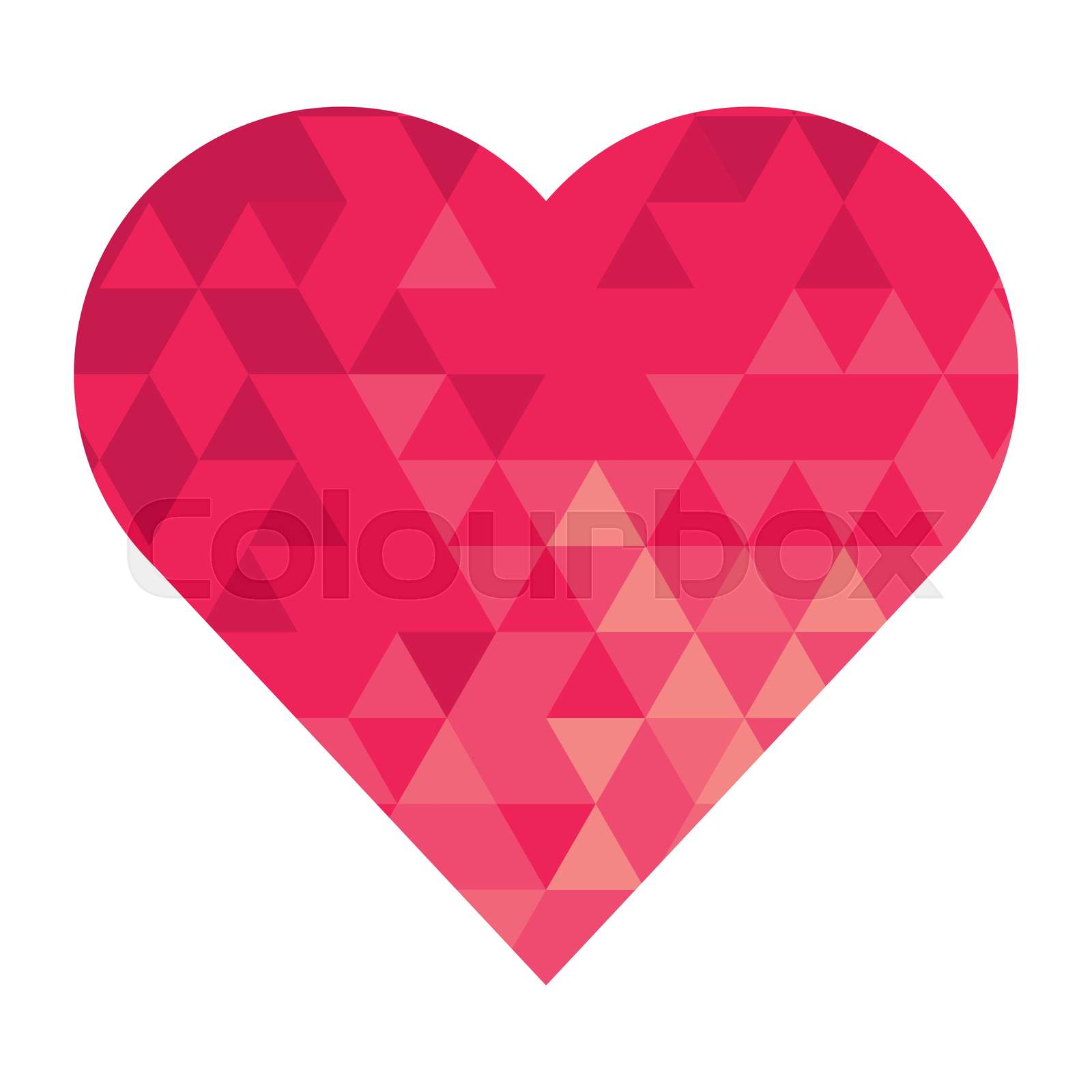 cartoon heart icon | Stock vector | Colourbox