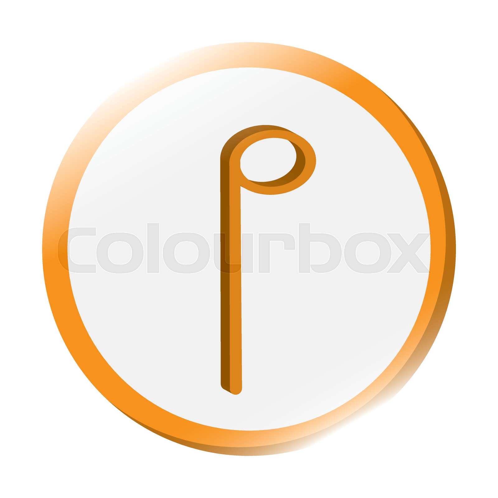 minim musical note icon | Stock vector | Colourbox