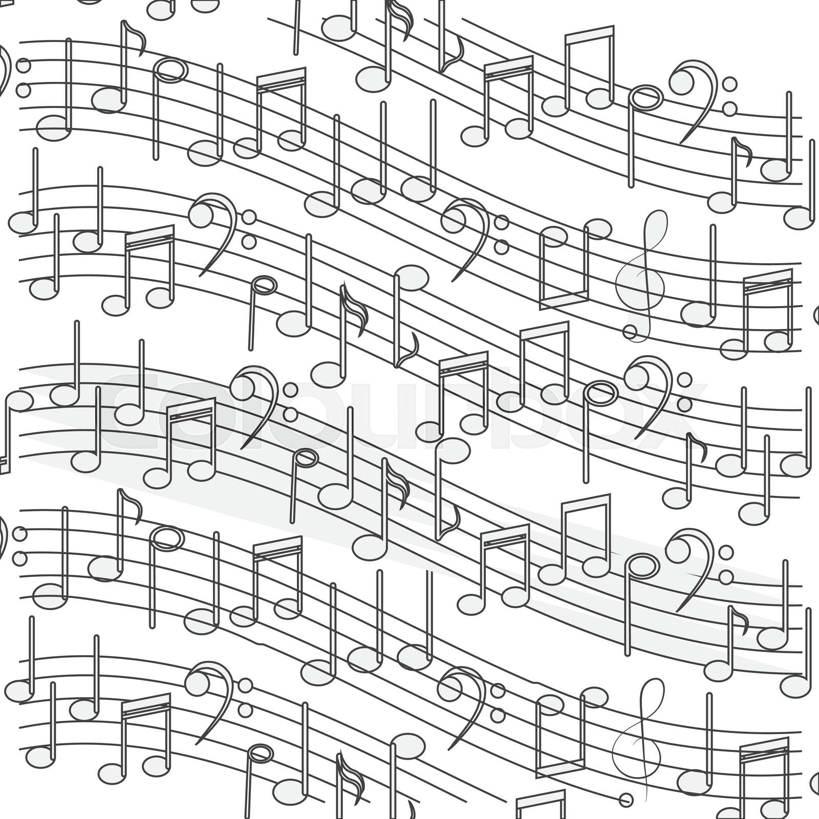 sheet music icon | Stock vector | Colourbox