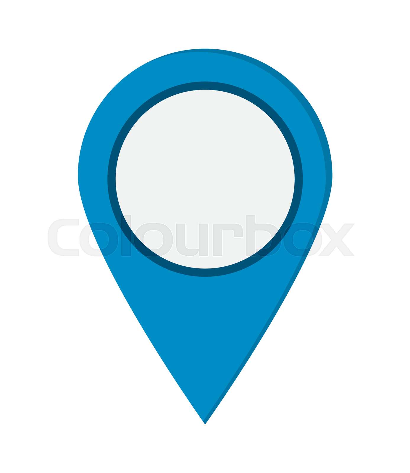 gps label icon | Stock vector | Colourbox