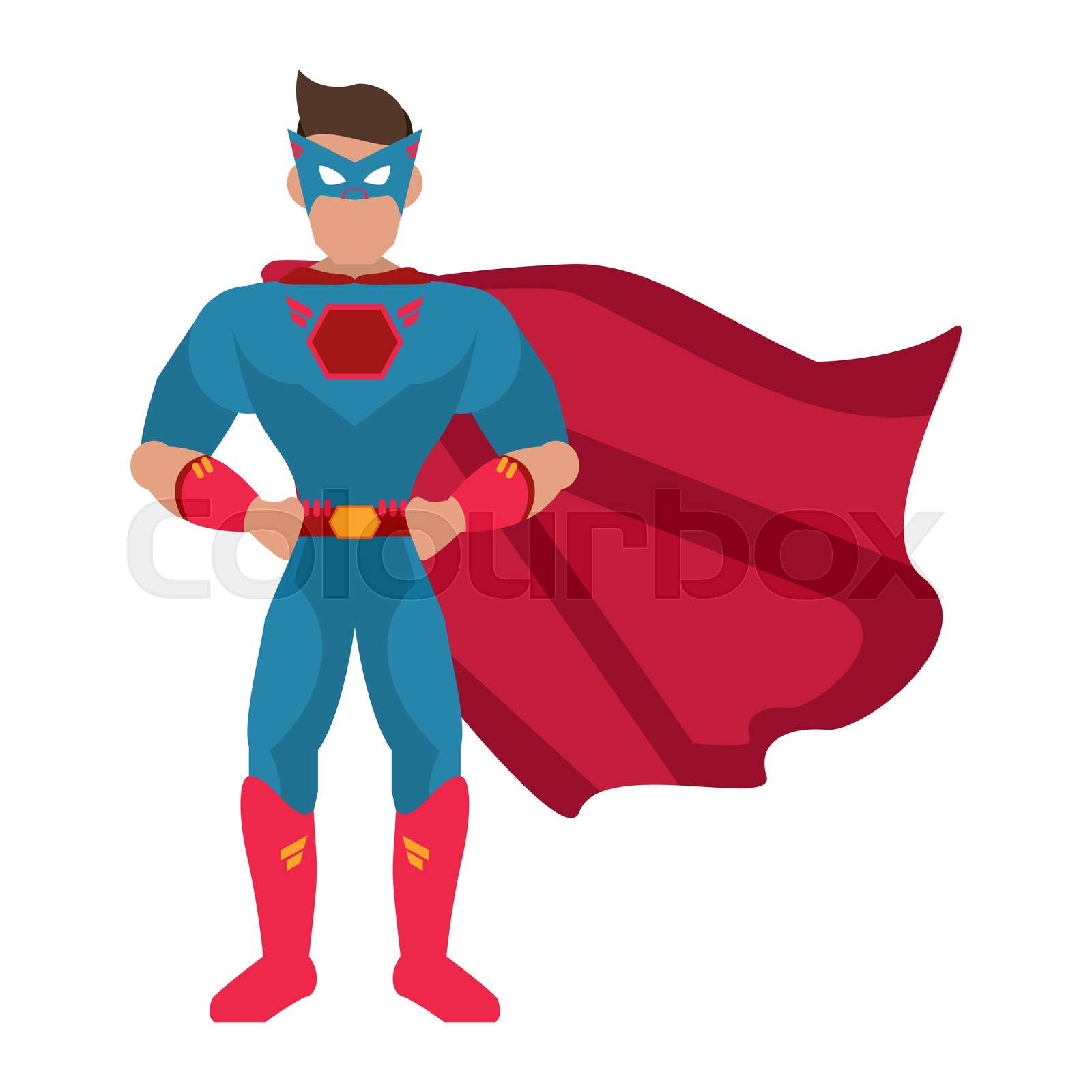 superhero avatar superman comic design | Stock vector | Colourbox
