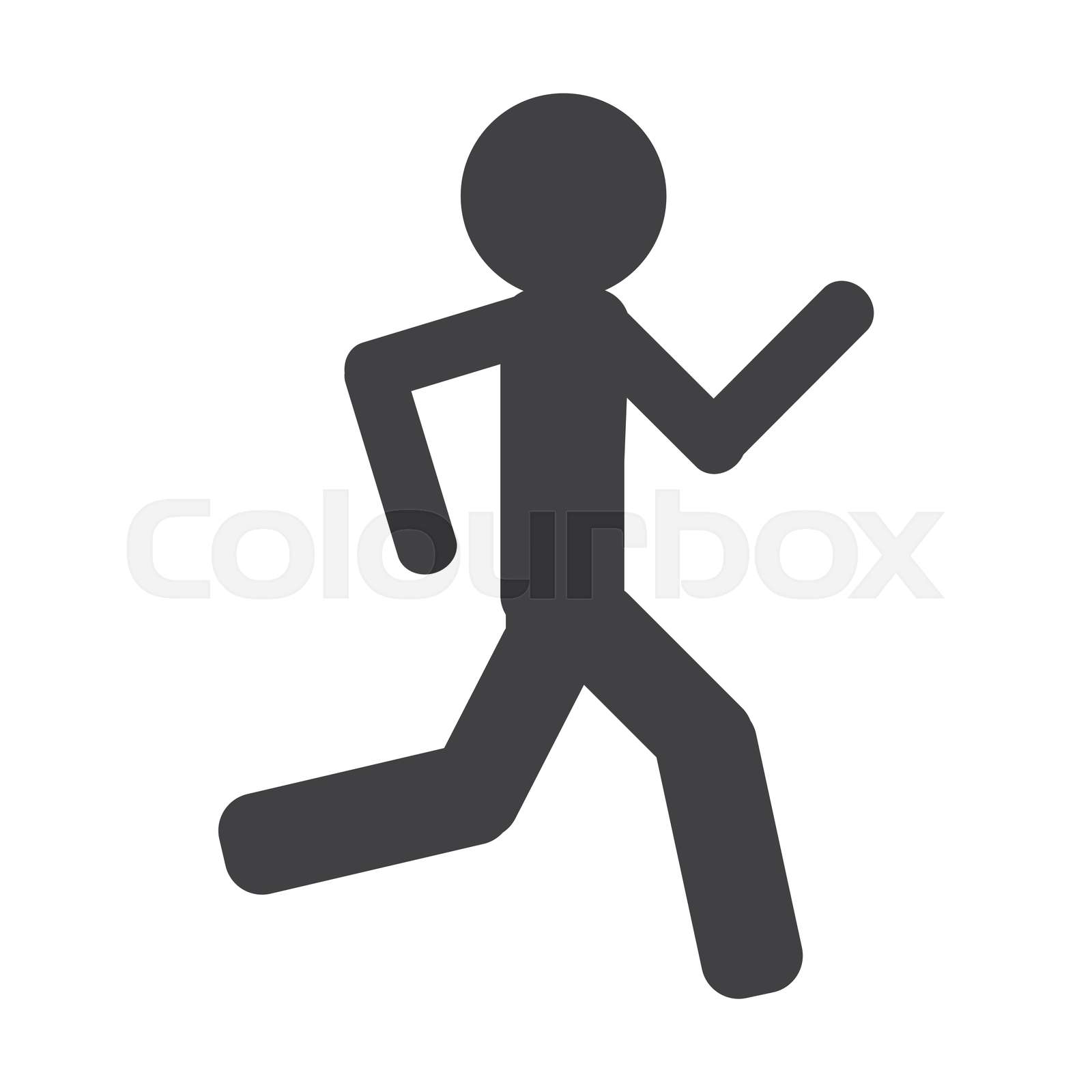 pictogram person action design | Stock vector | Colourbox