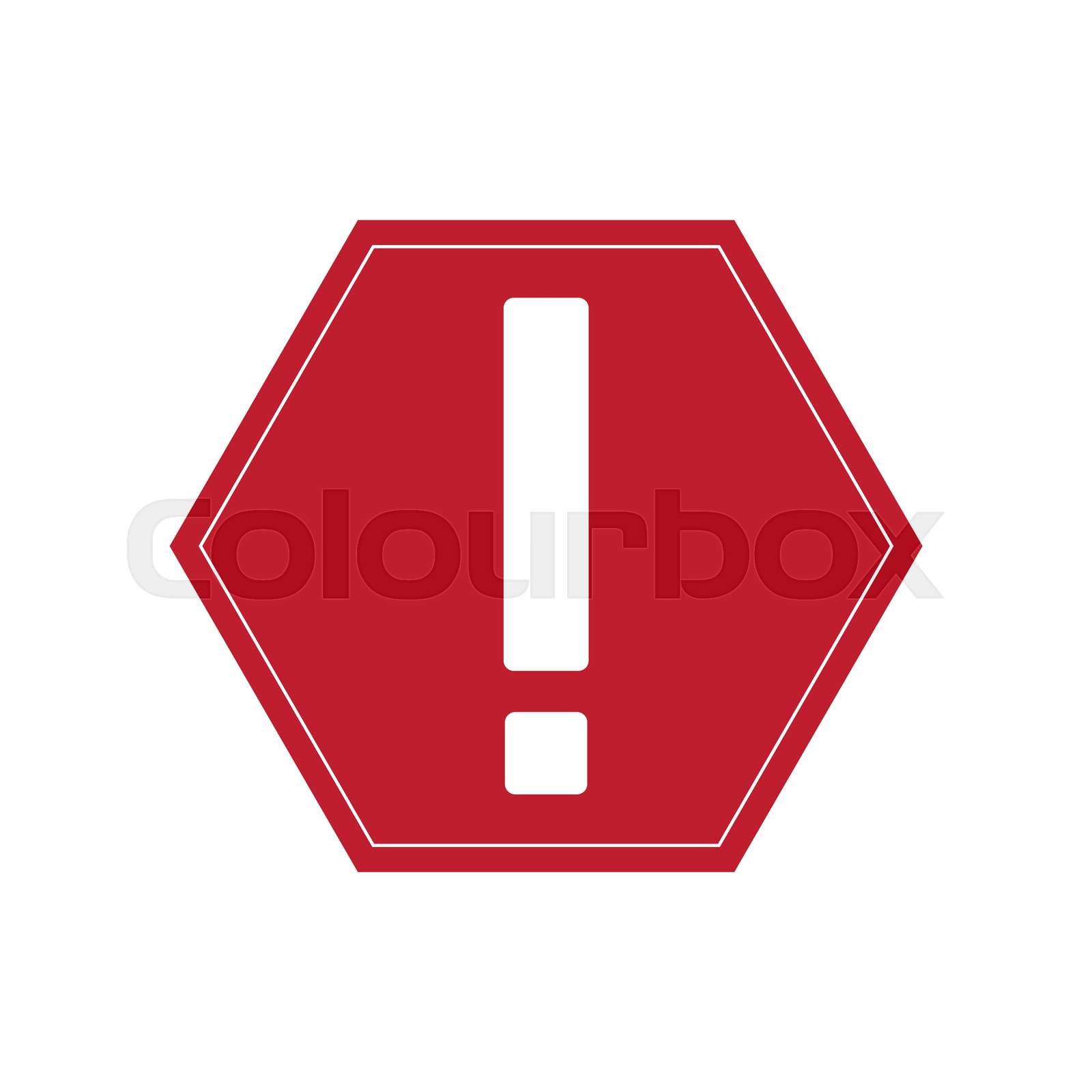 road sign security warning design | Stock vector | Colourbox