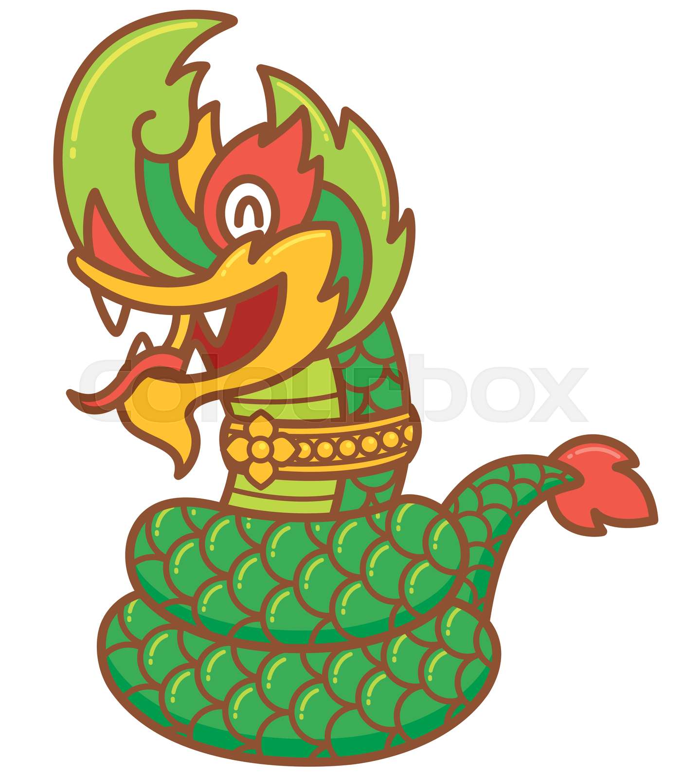 Naga legend | Stock vector | Colourbox