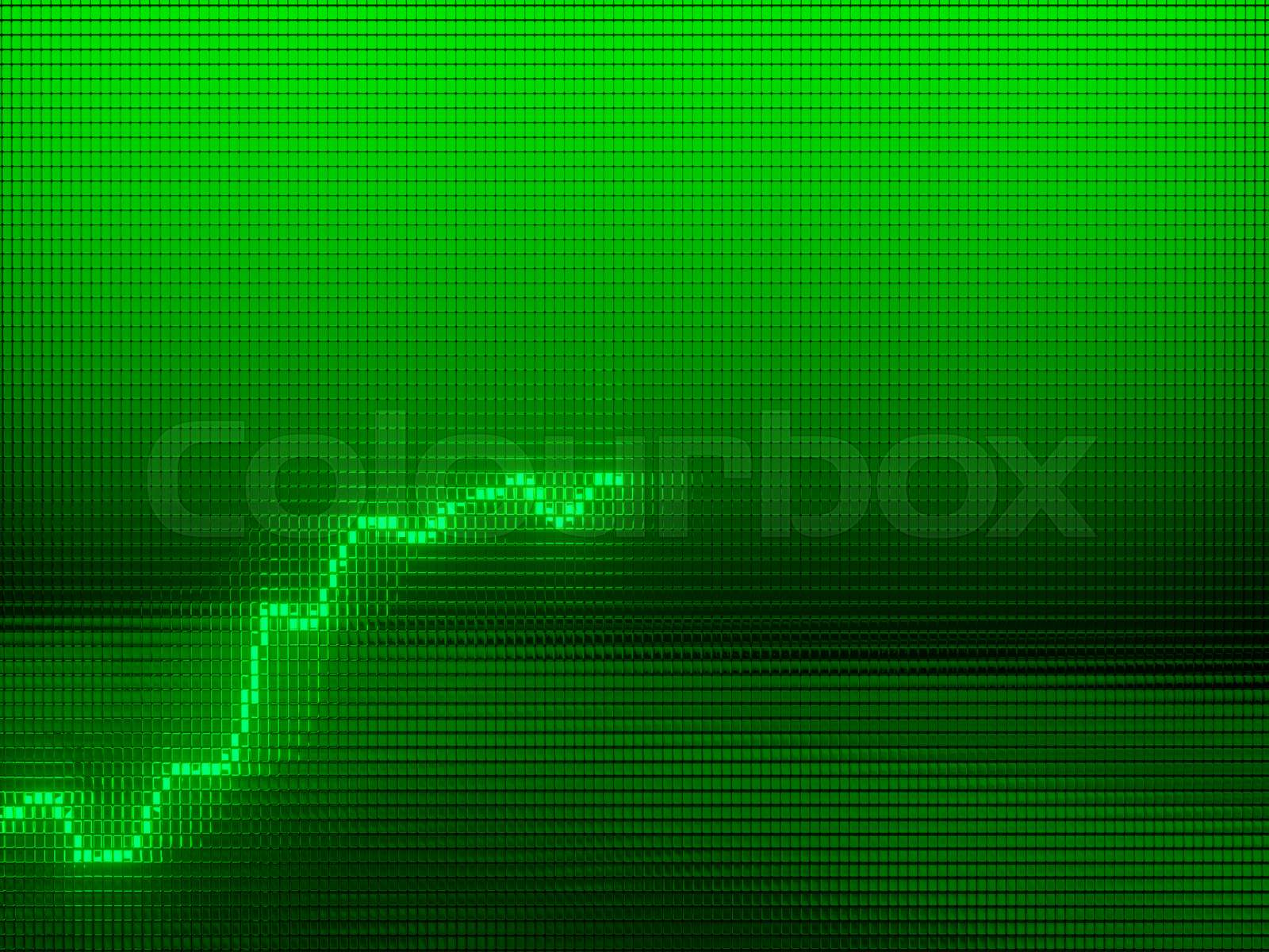 Green Graph moving up chart as growth and business success | Stock ...
