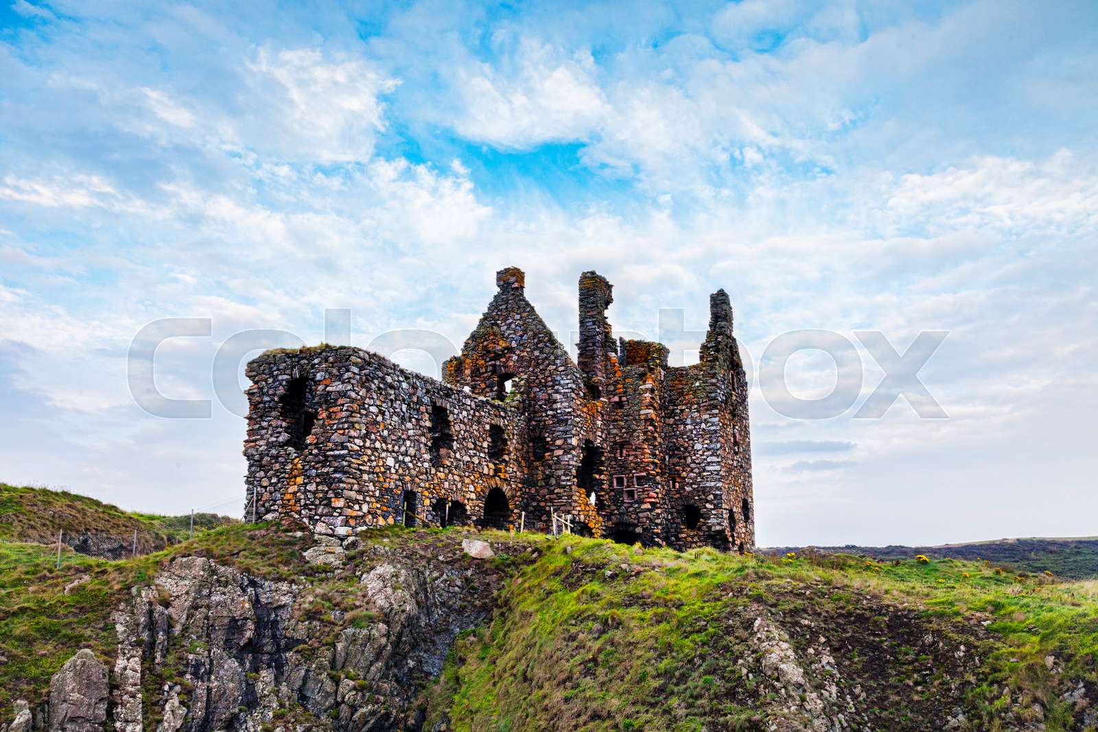 Dunskey Castle Scotland, UK | Stock image | Colourbox