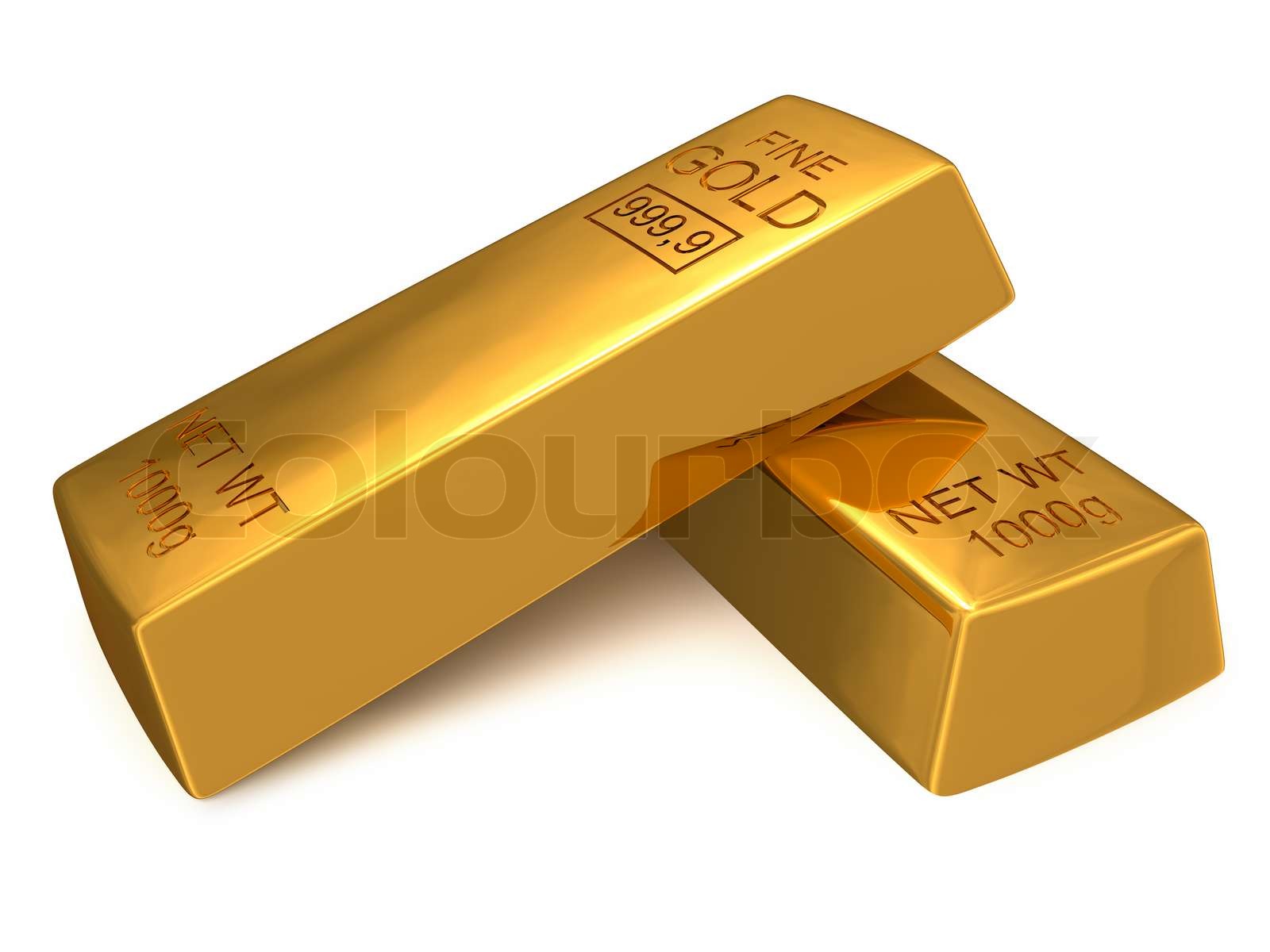 Gold bars | Stock image | Colourbox