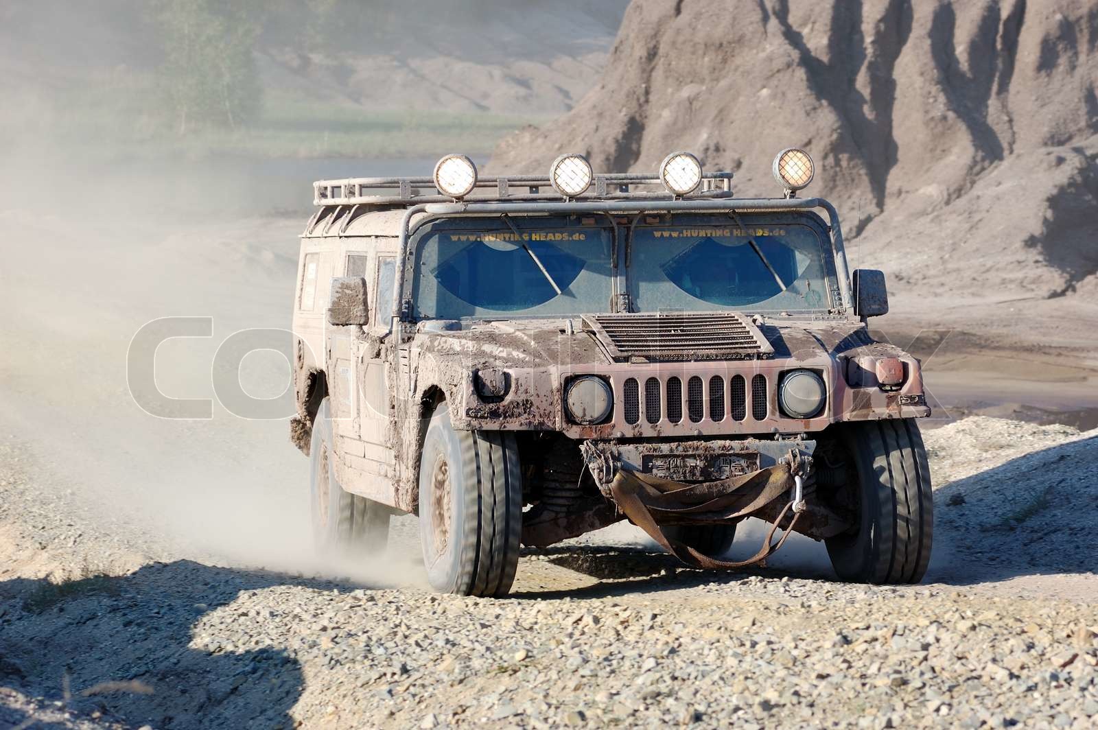Hummer H1 at offroad rally competition | Stock image | Colourbox