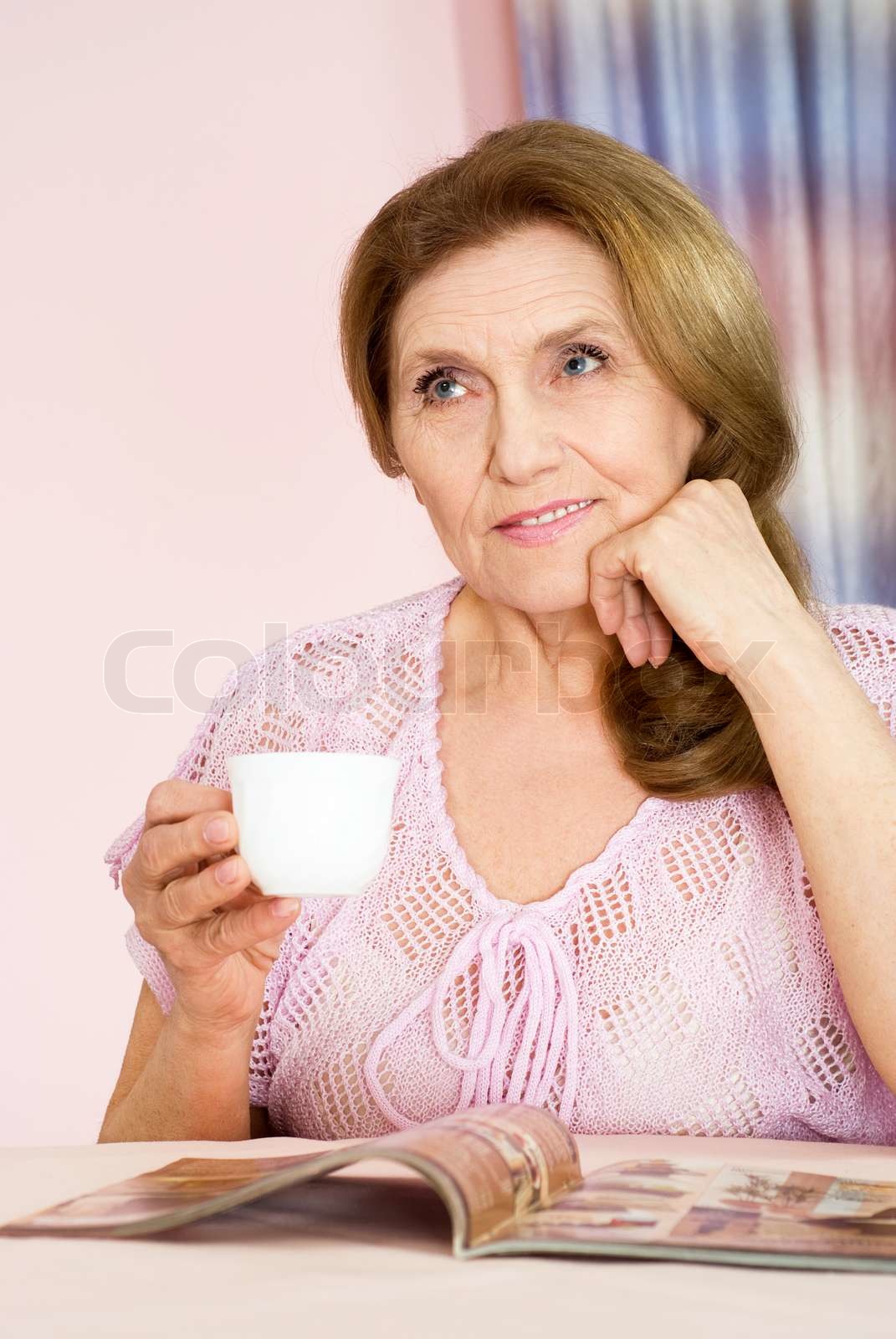 Pretty old woman | Stock image | Colourbox