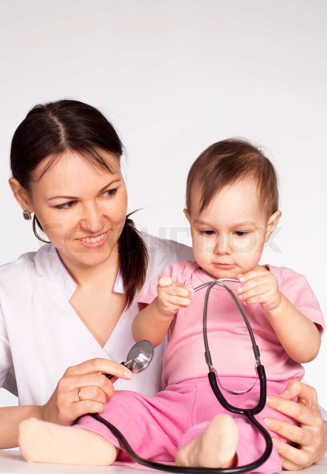 doctor with small patient | Stock image | Colourbox