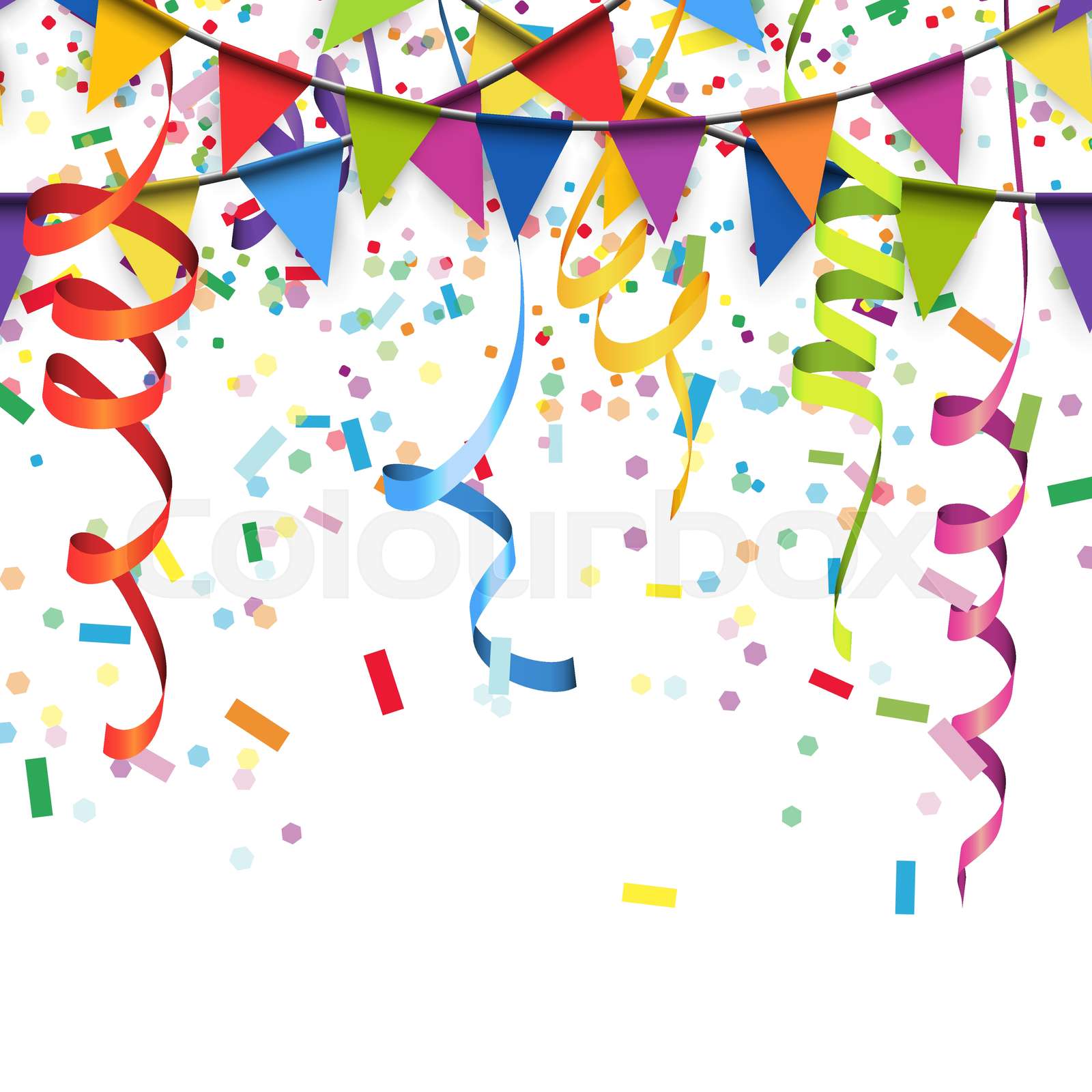 fødselsdag, flag, skabelon | Stock vektor | Colourbox