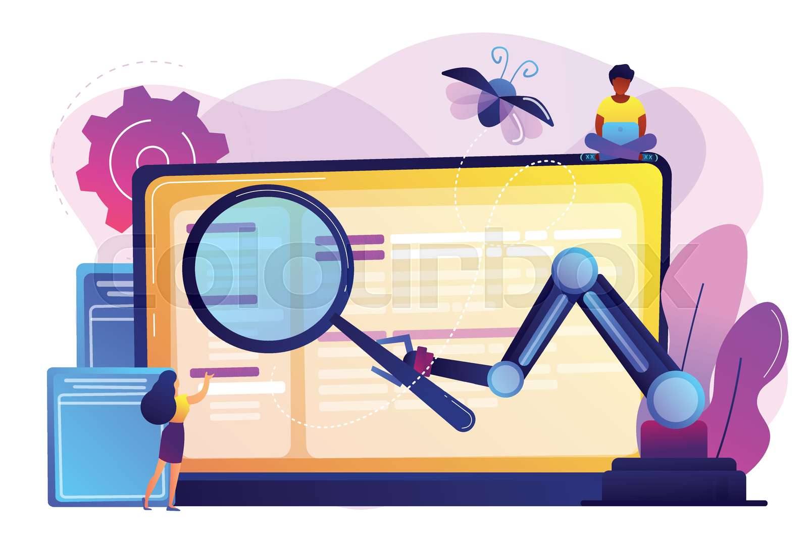 Automated Testing Concept Vector Illustration Stock Vector Colourbox Automated Testing Concept Vector Illustration Stock Vector Colourbox