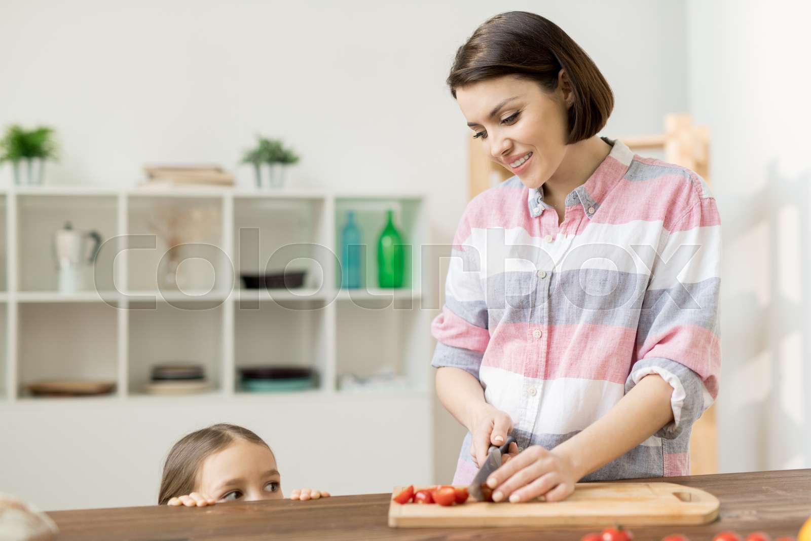 Mom cooking | Stock image | Colourbox