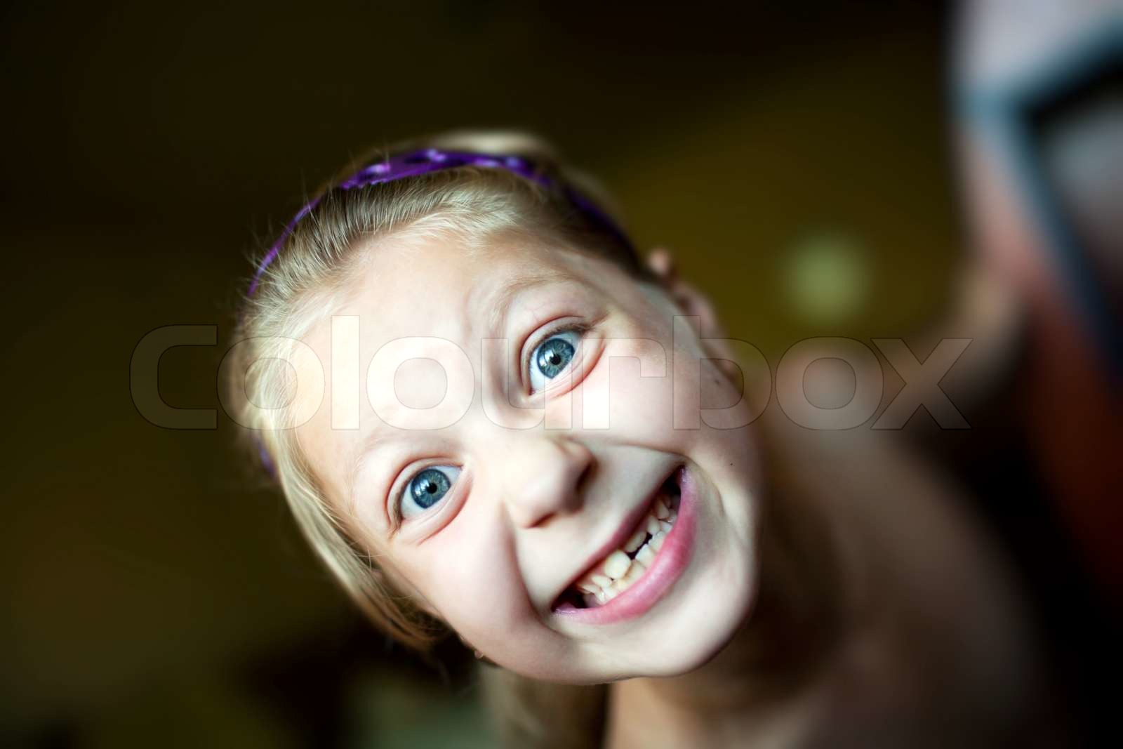 funny girl | Stock Bild | Colourbox