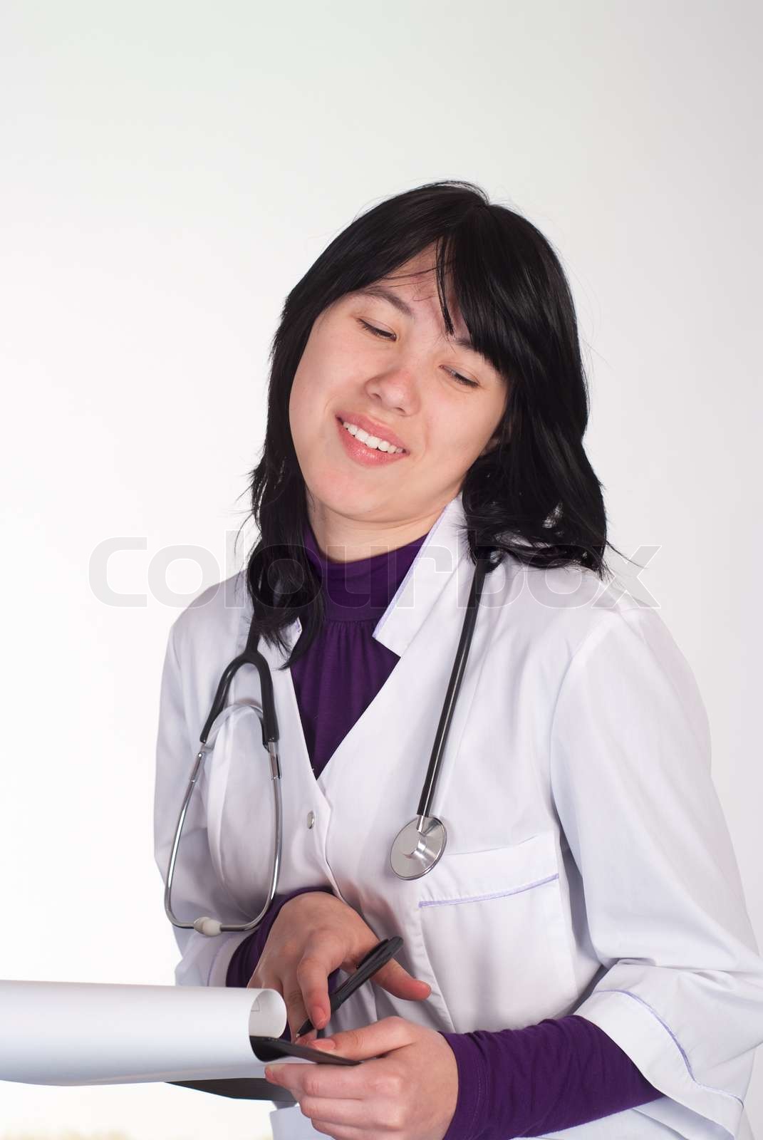 clever doctor working | Stock image | Colourbox