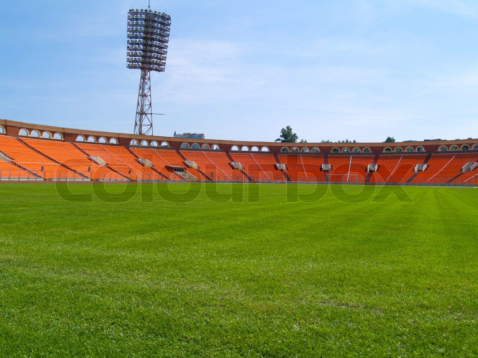 football field and stadium | Stock image | Colourbox