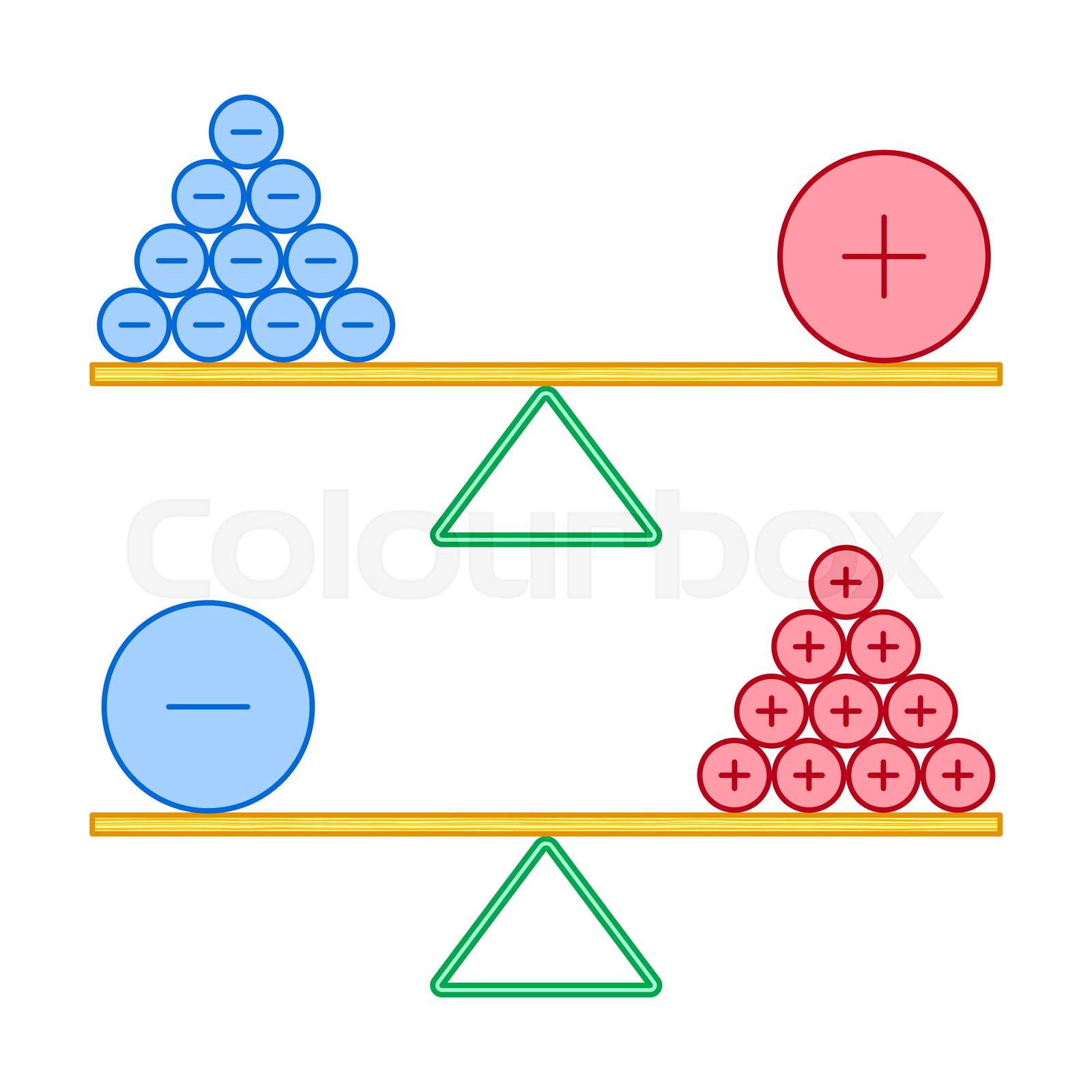 Balance concept illustration | Stock vector | Colourbox