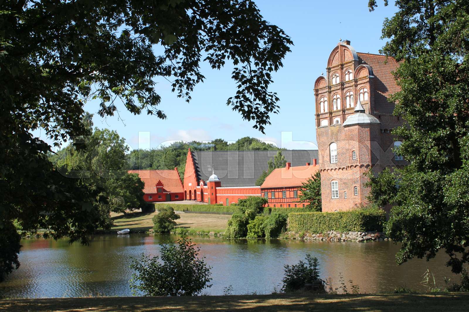 hesselagergård, goods, fyn | Stock image | Colourbox