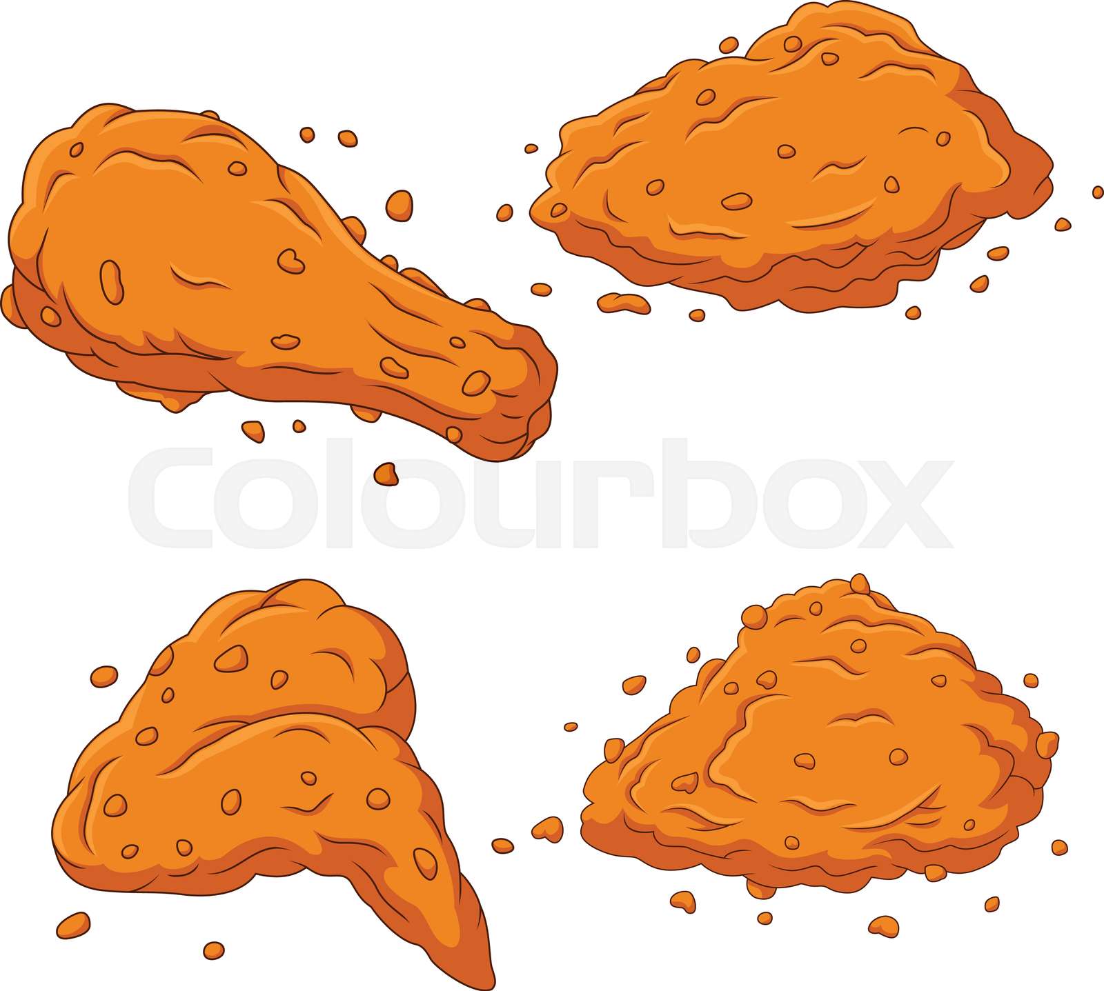 Fried Chicken Clipart