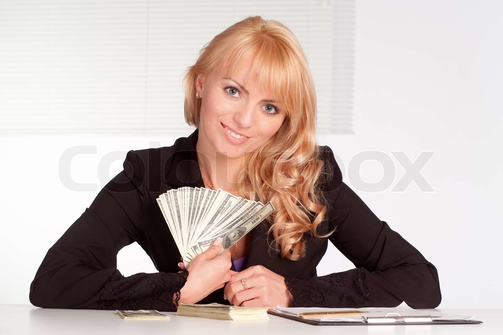 rich young woman | Stock image | Colourbox