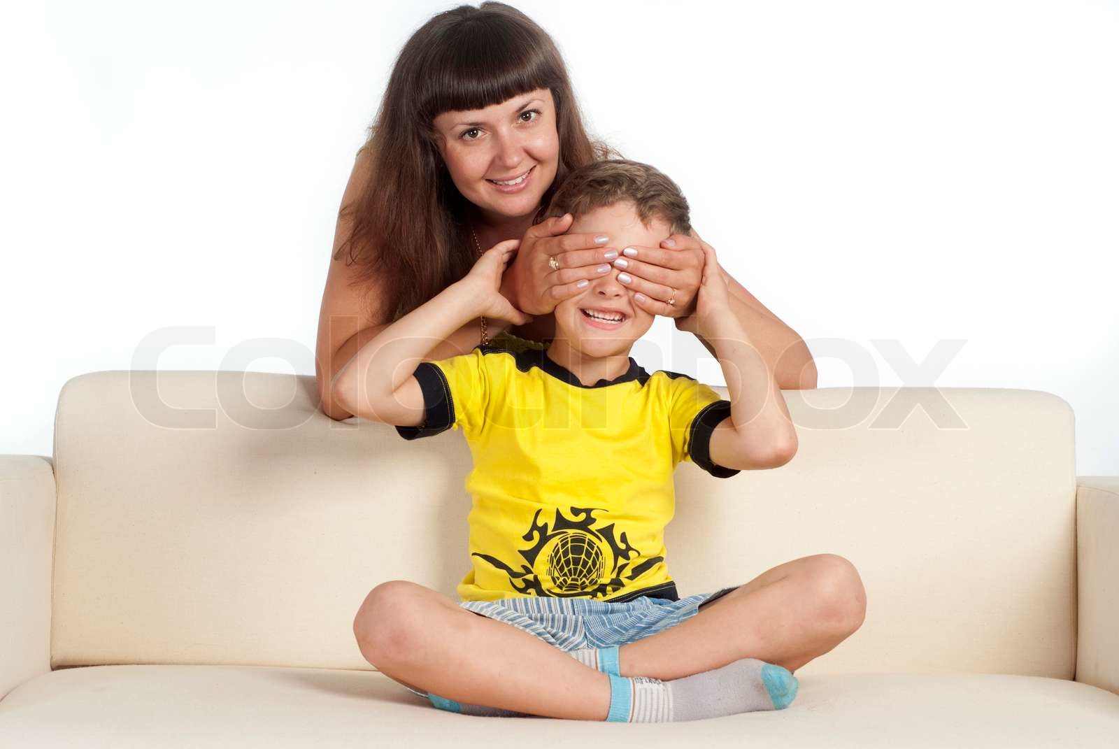 Mutter mit Sohn | Stock Bild | Colourbox