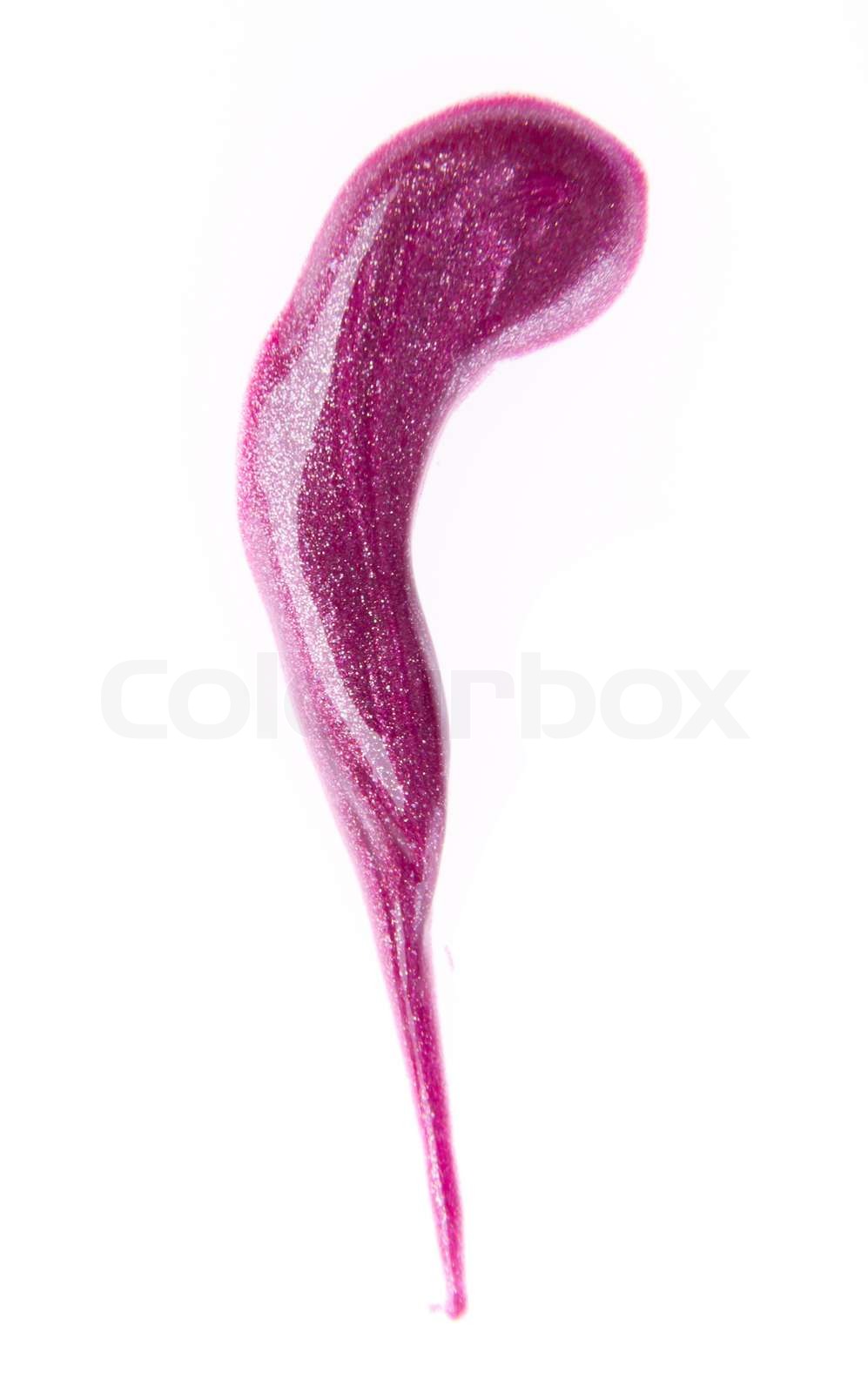 lip gloss smudge | Stock image | Colourbox