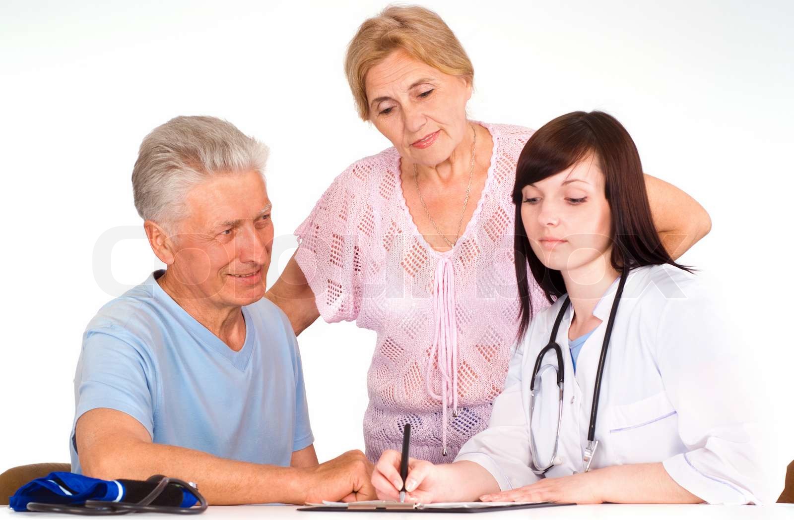 Krankenschwester und Patienten | Stock Bild | Colourbox