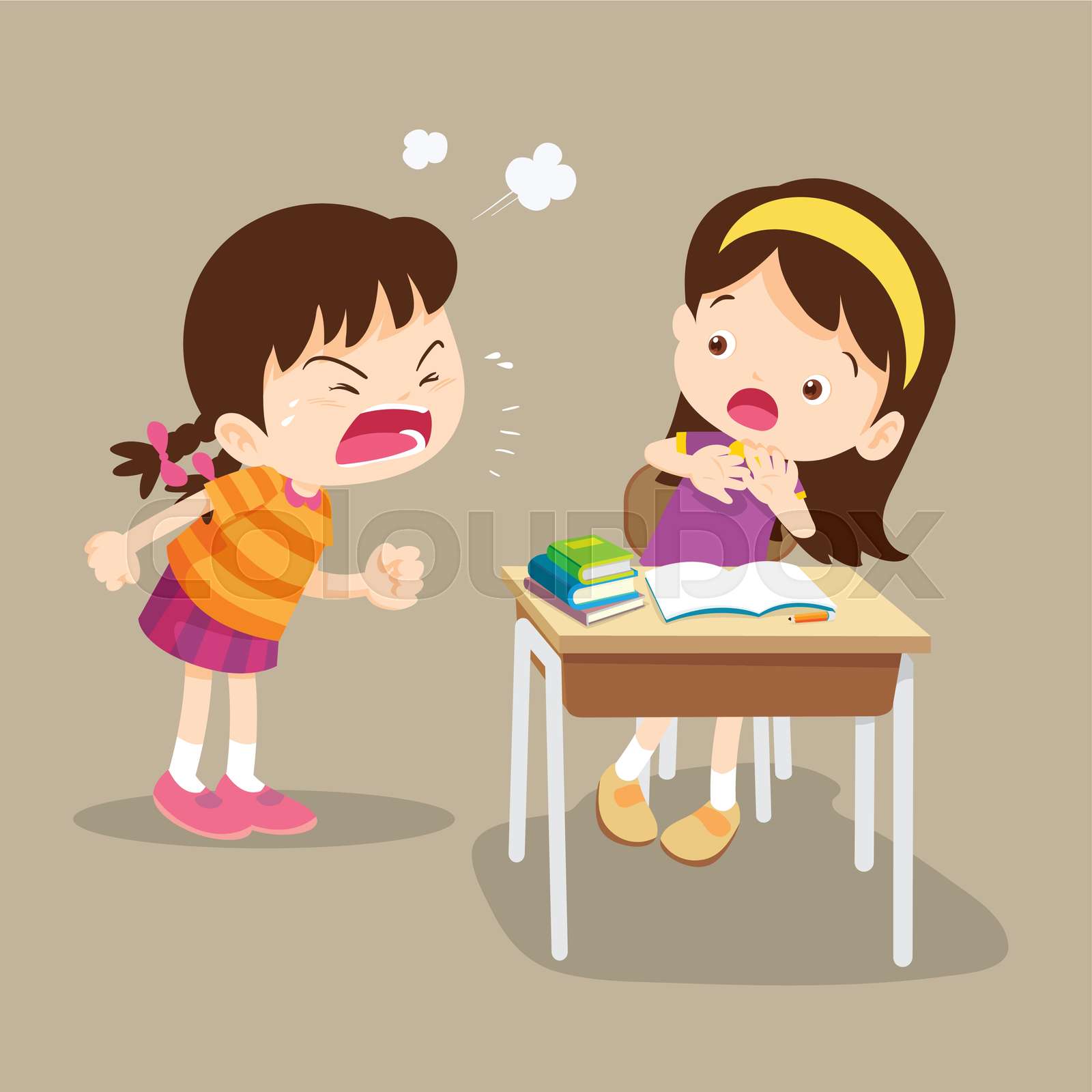 Kid Yelling Clipart