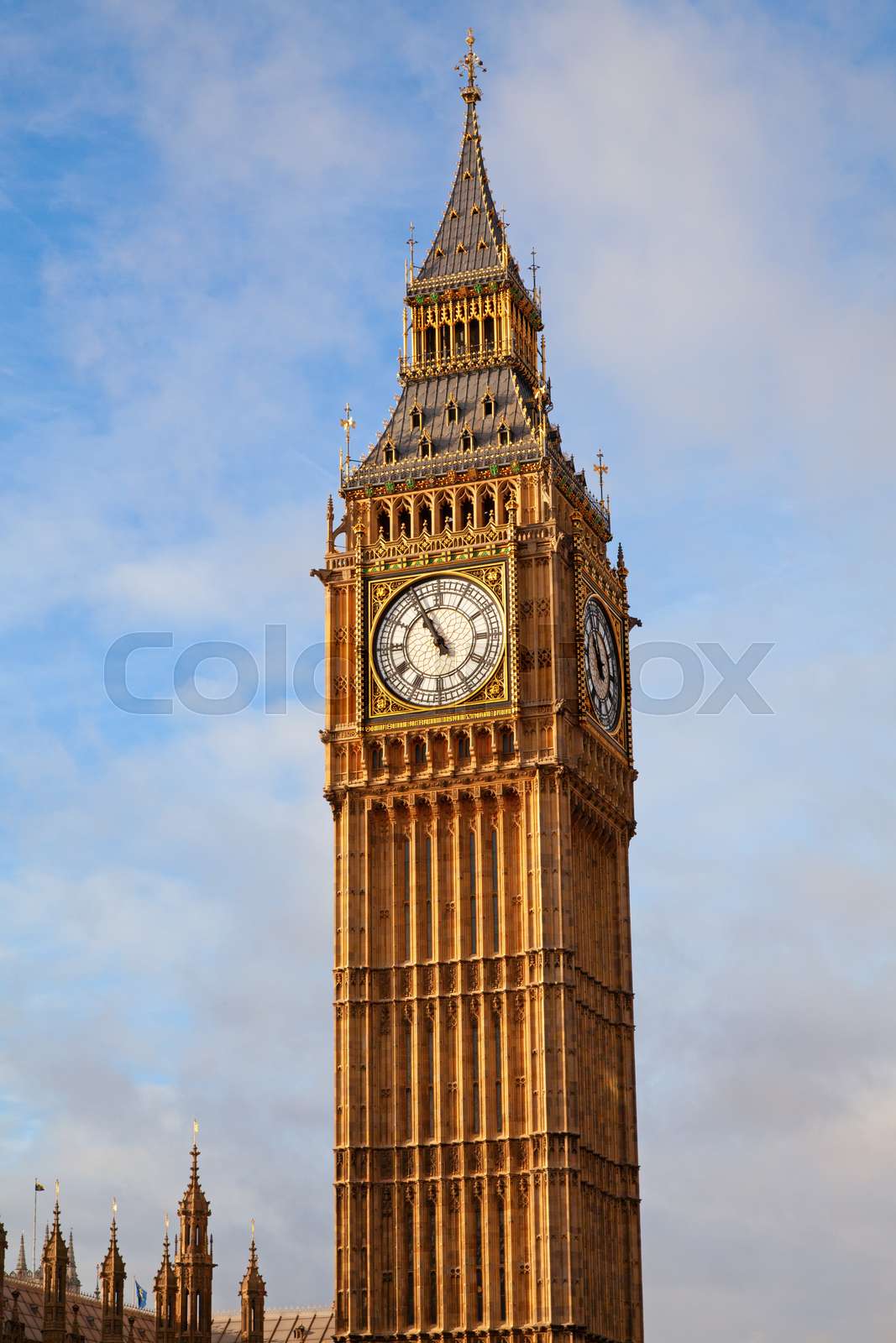 London. Big Ben clock tower. | Stock image | Colourbox