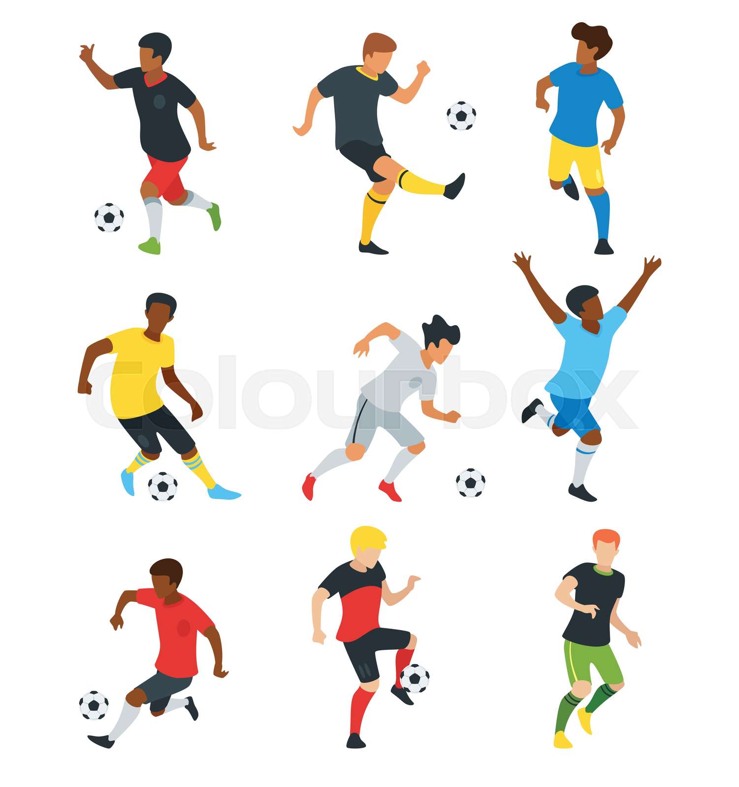 Soccer championship design element | Stock vector | Colourbox