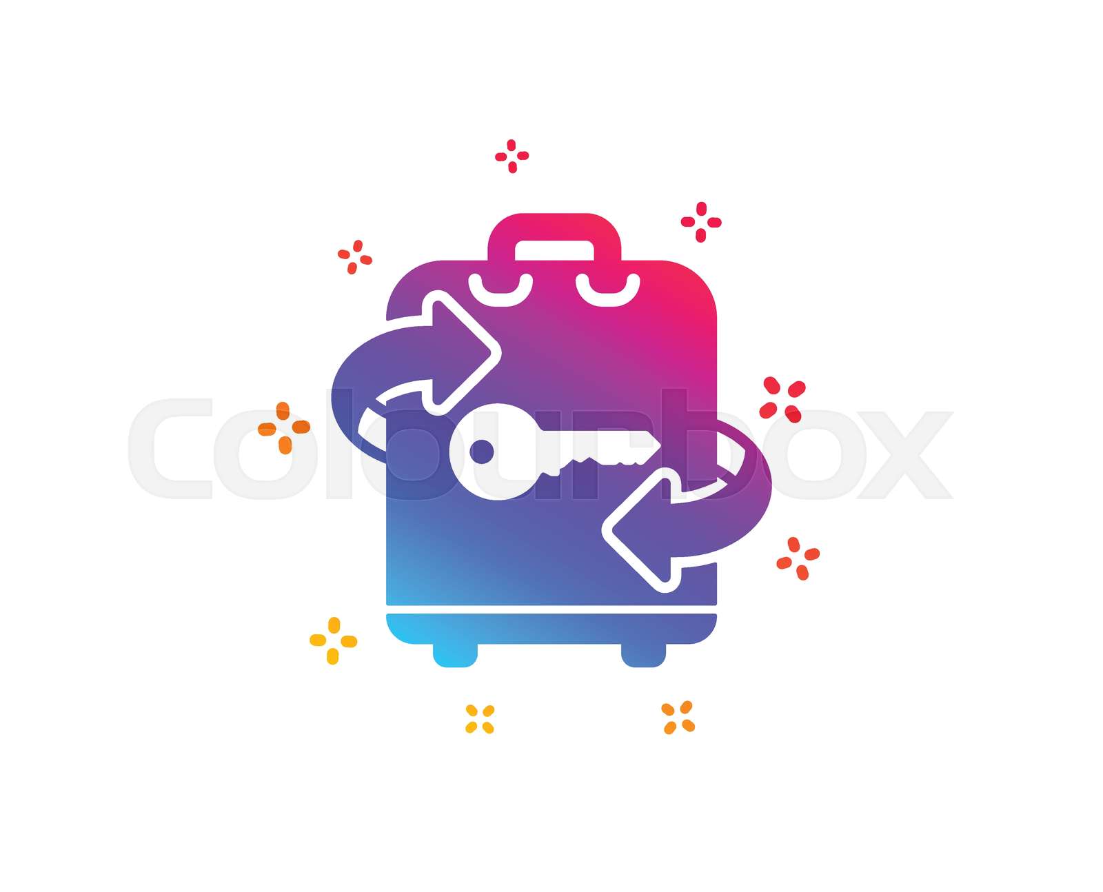 Luggage room icon. Baggage Locker sign. Vector | Stock vector | Colourbox