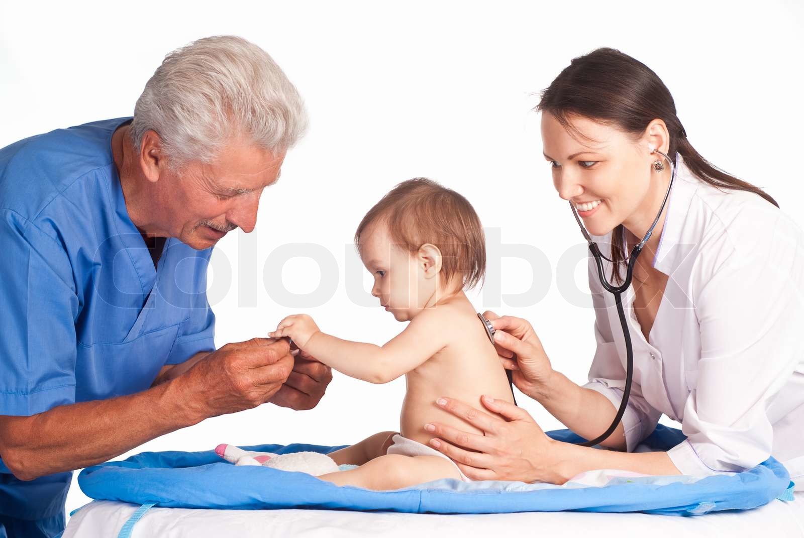 doctor and family | Stock image | Colourbox