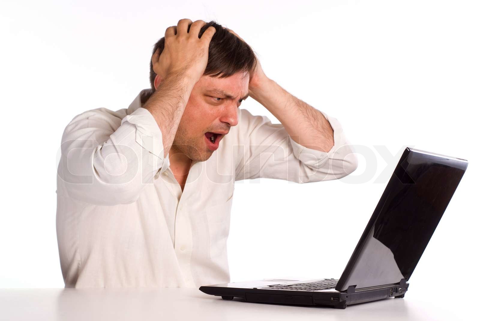 Mensch und Computer | Stock Bild | Colourbox