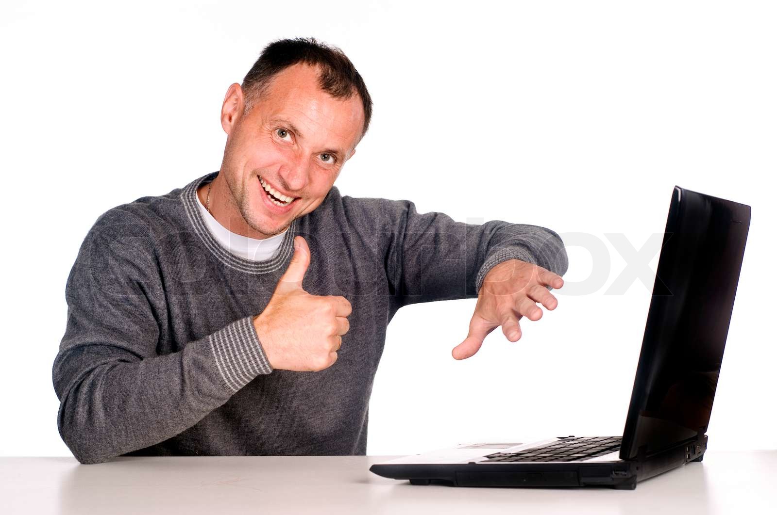 Mensch und Computer | Stock Bild | Colourbox