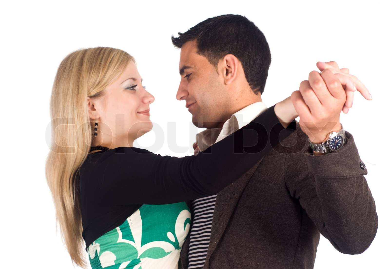 cute couple dancing | Stock image | Colourbox