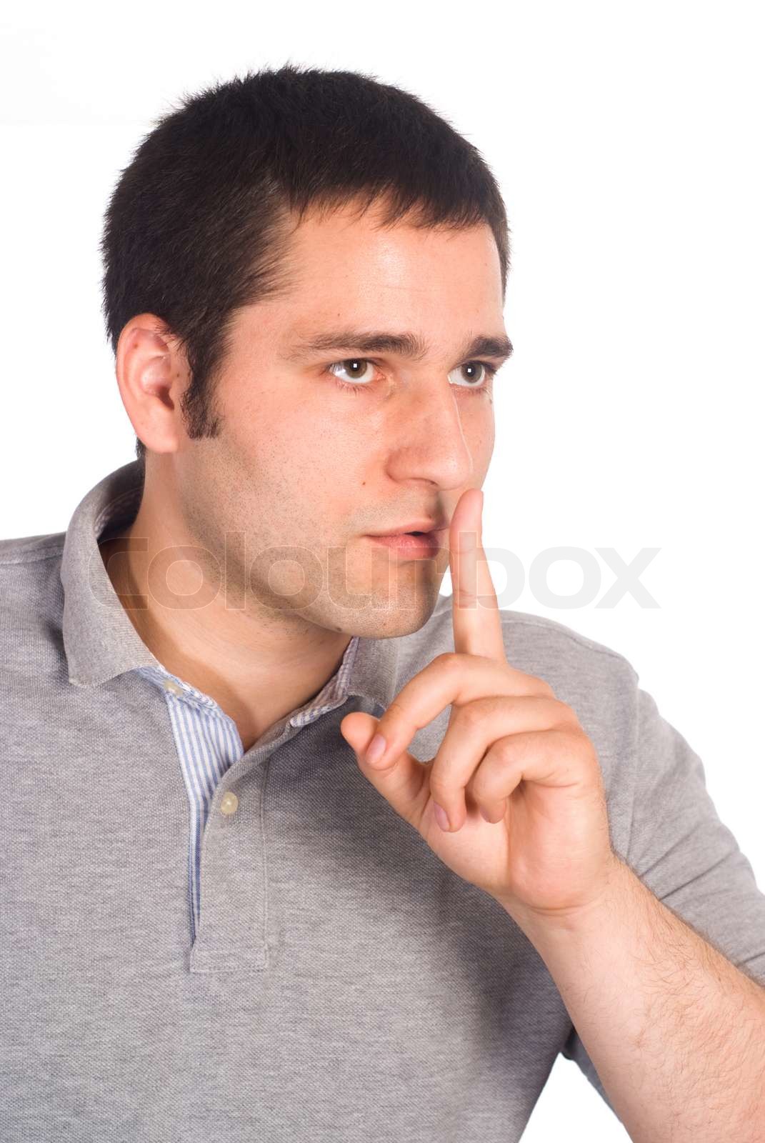 cute man posing | Stock image | Colourbox