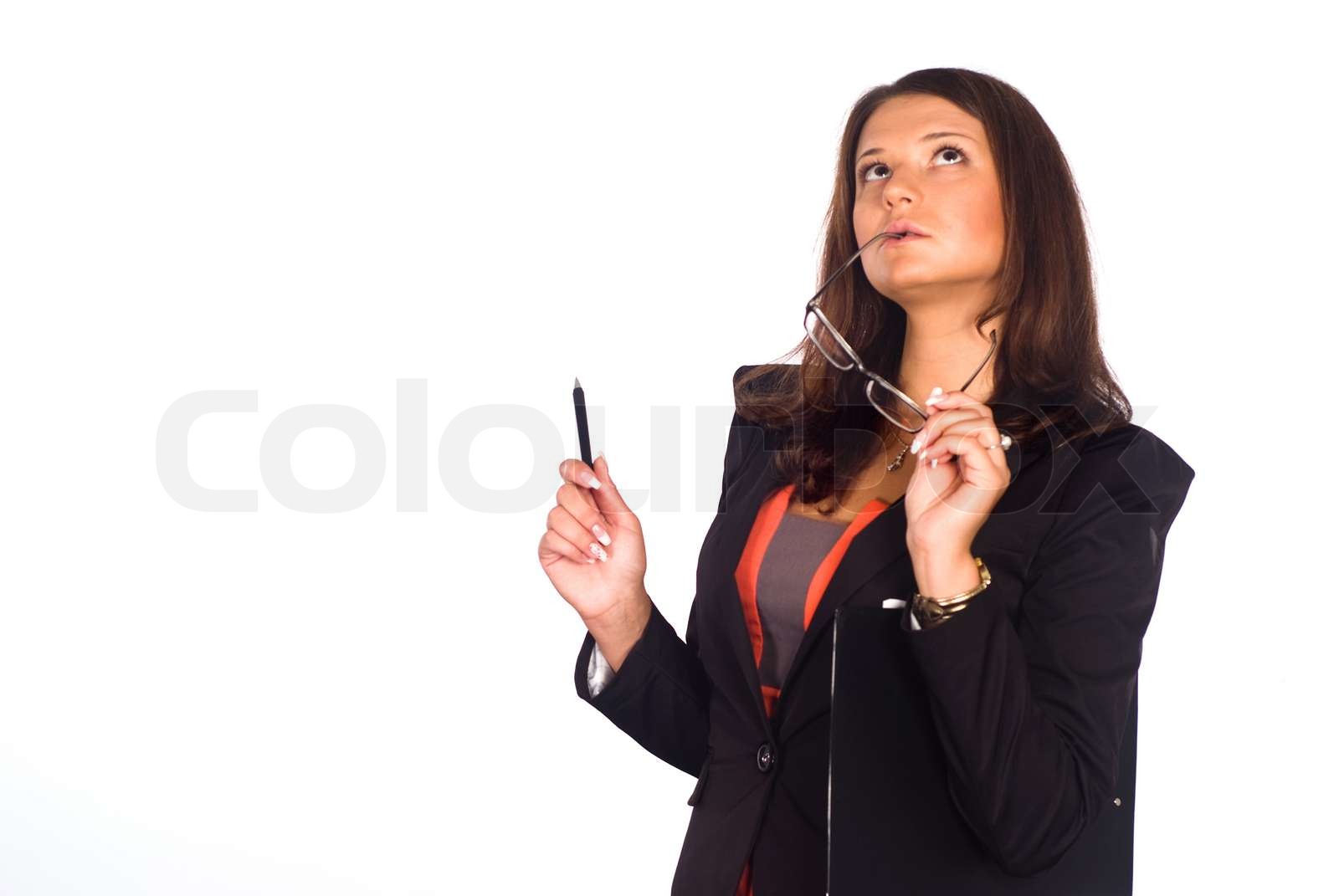 cute worker portrait | Stock image | Colourbox