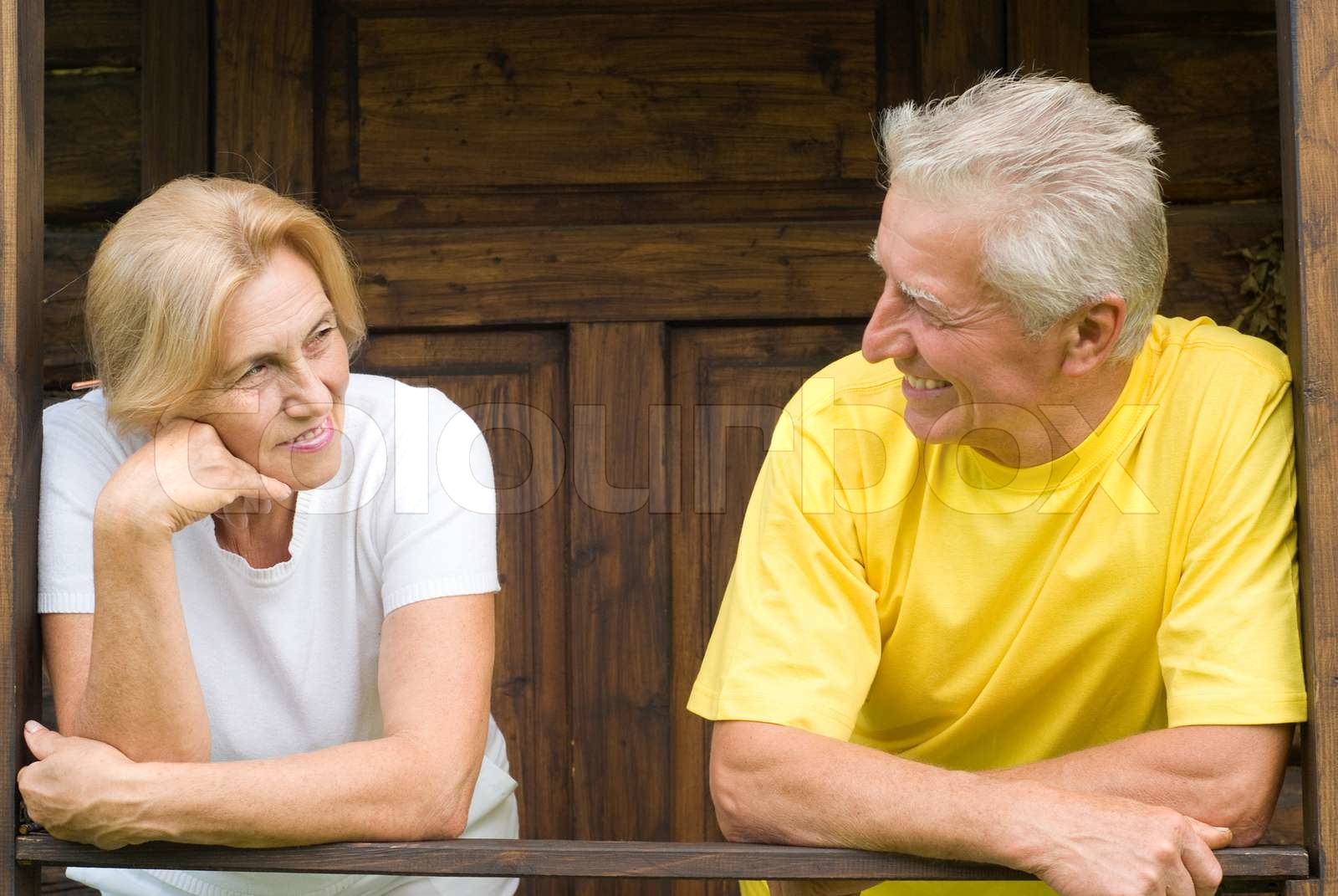 old couple portrait | Stock image | Colourbox