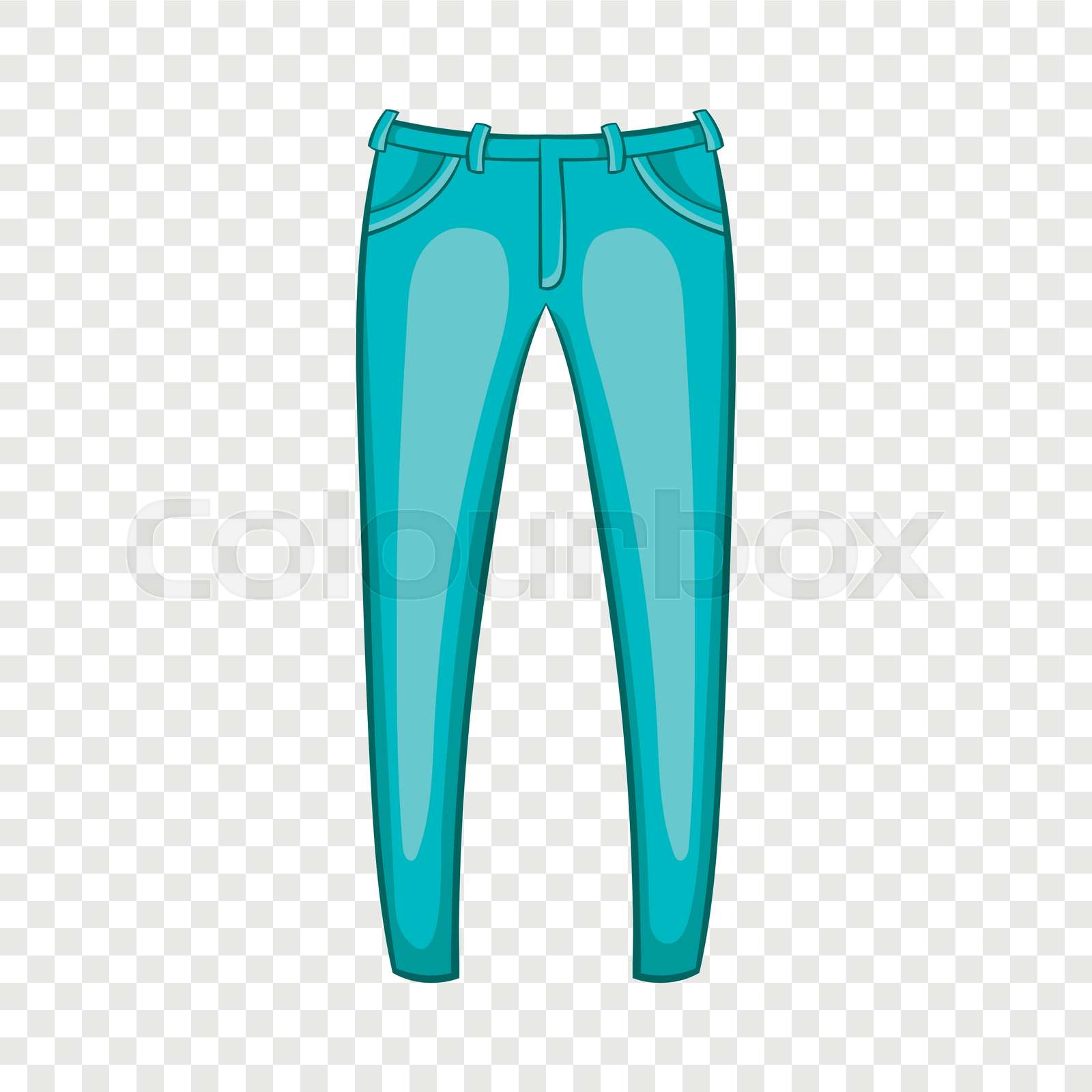 Mens jeans icon, cartoon style | Stock vector | Colourbox