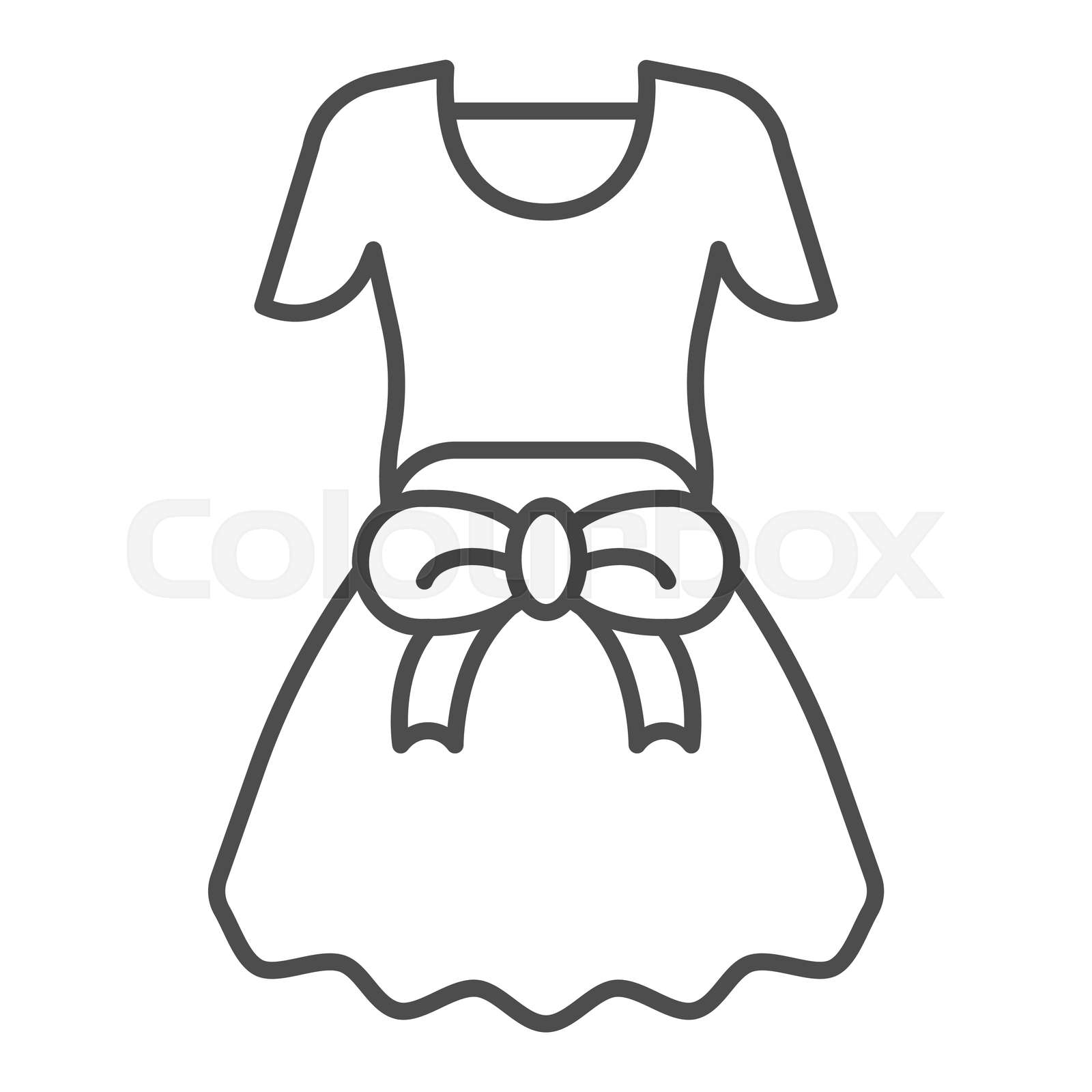 Female Outline For Clothing Design