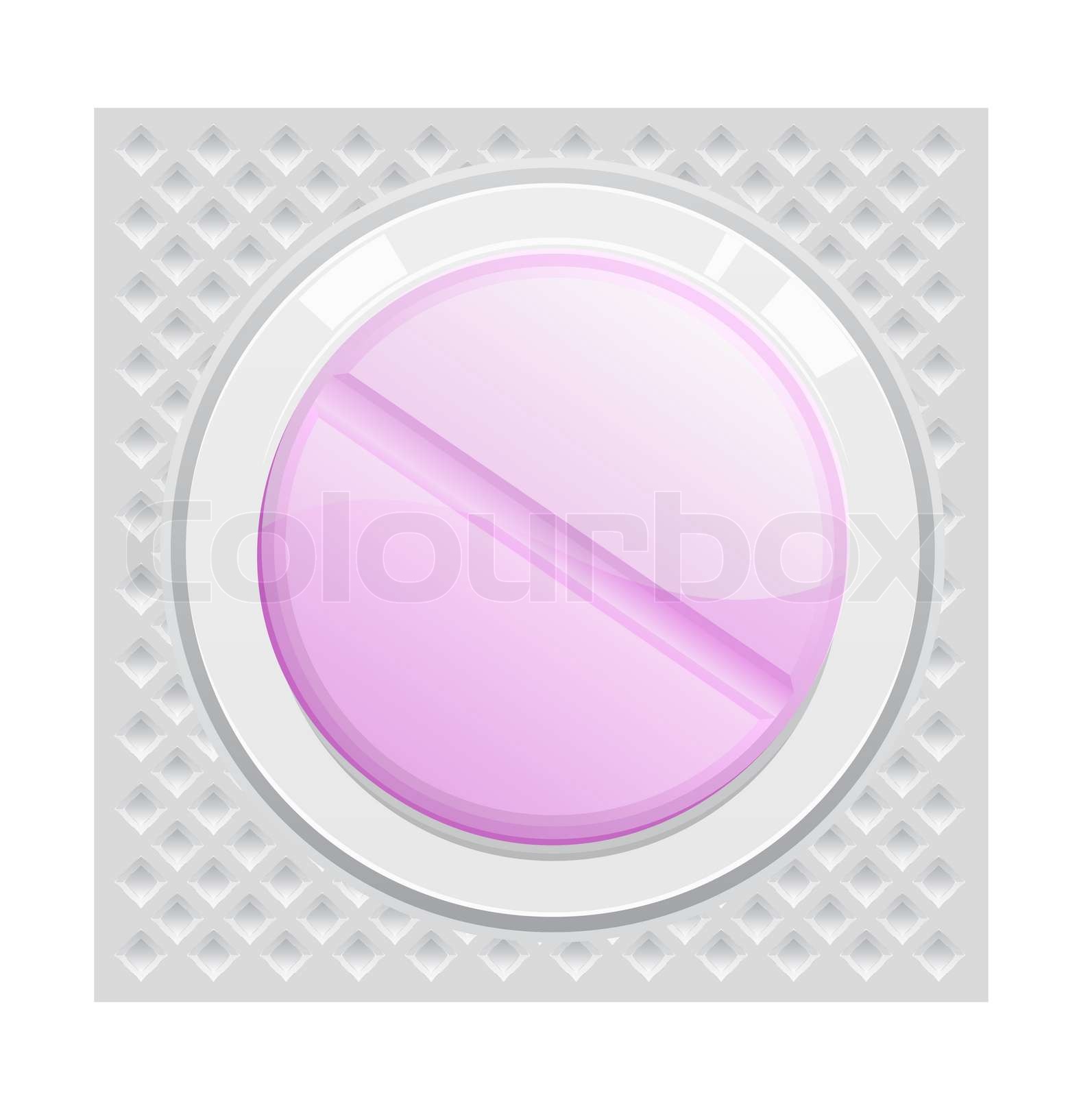 a purple pill sealing in the pack | Stock vector | Colourbox