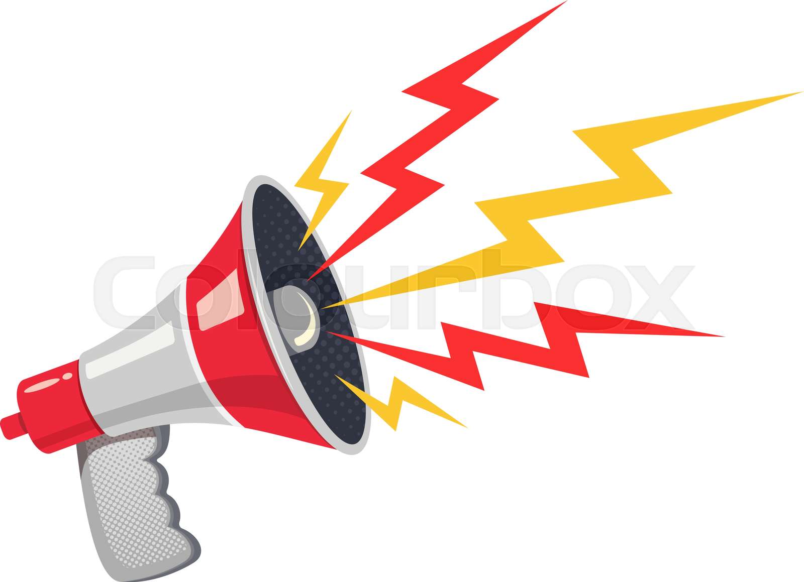 Red Megaphone Clipart