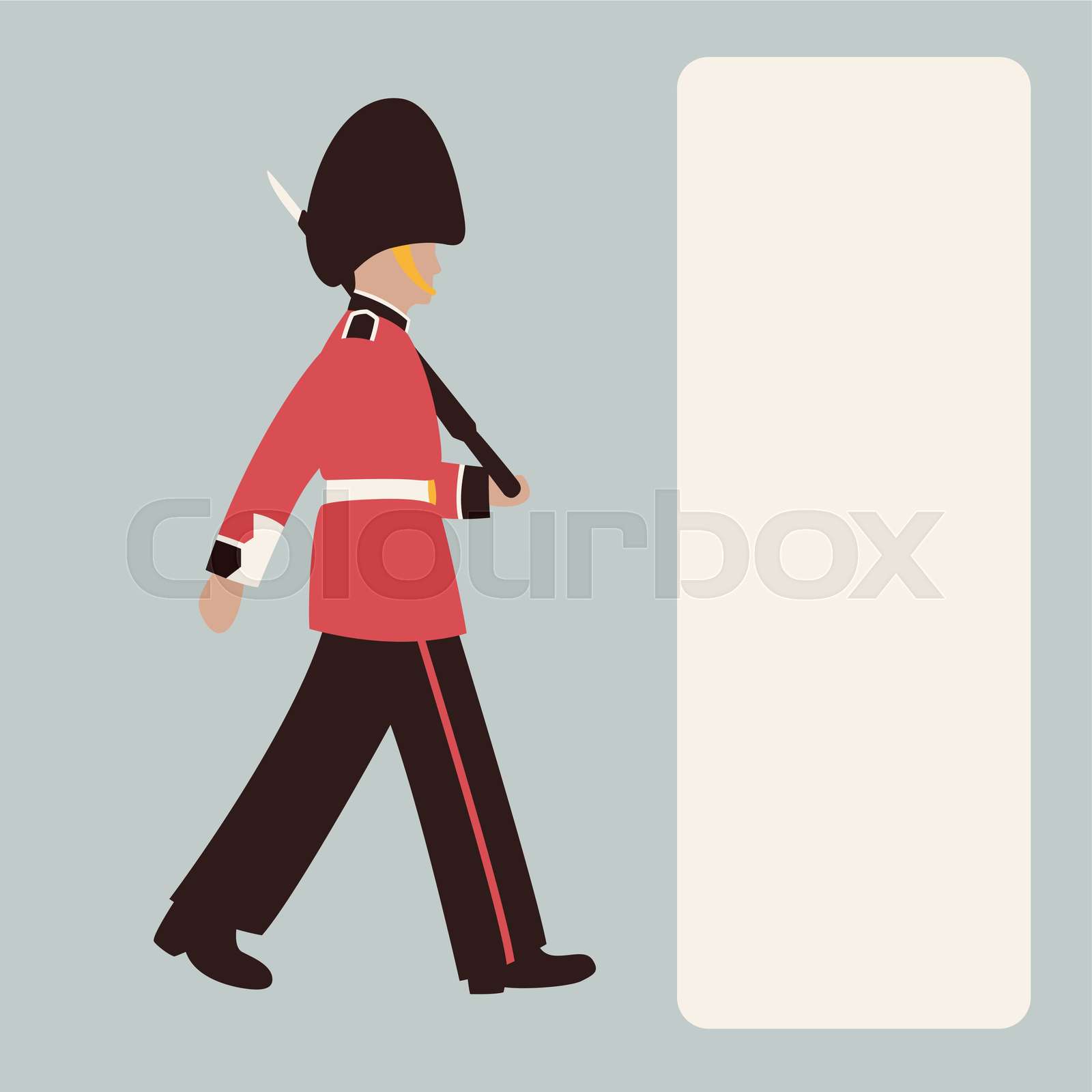 royal Guard , vector illustration | Stock vector | Colourbox
