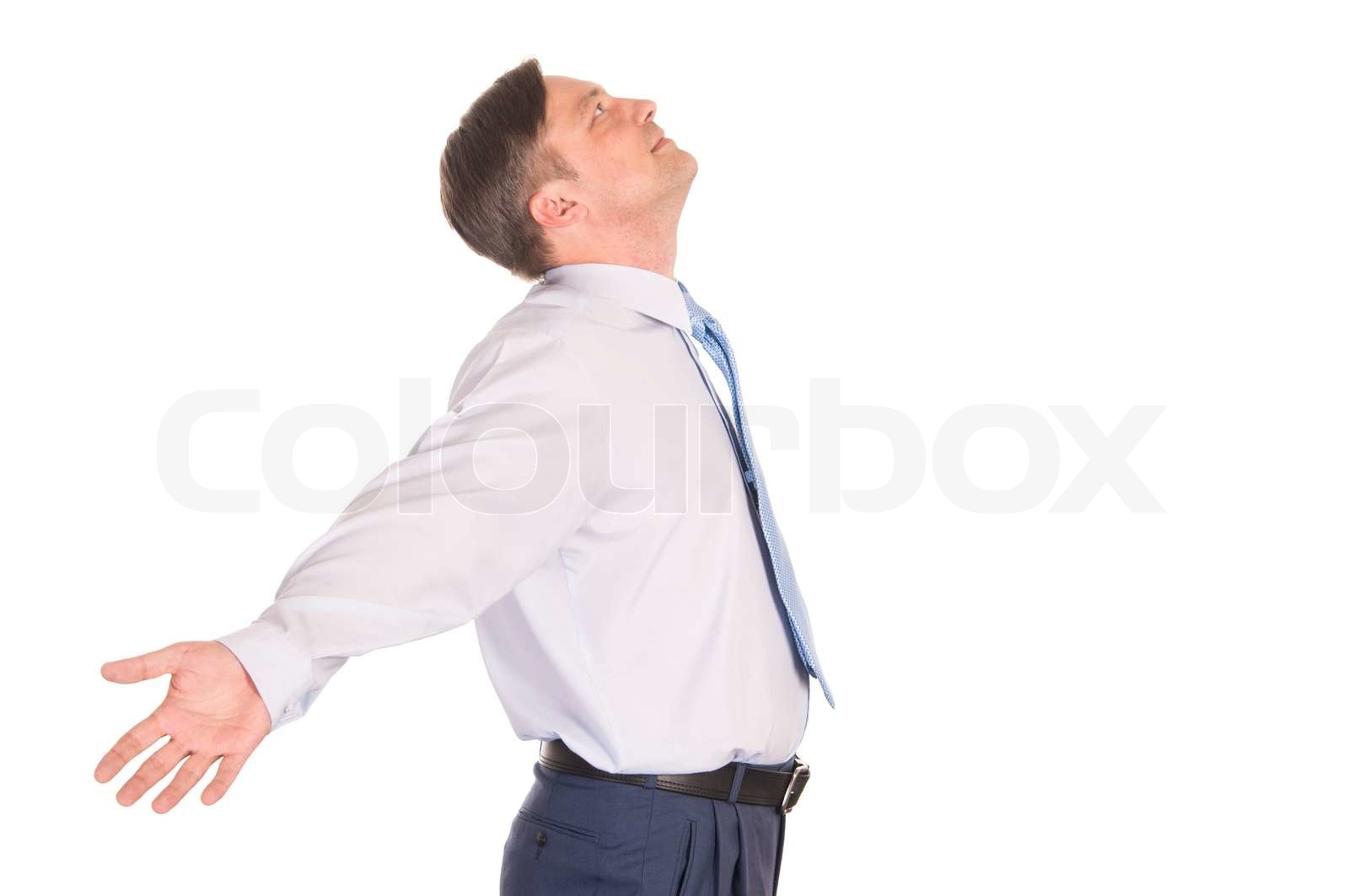 smart man on white | Stock image | Colourbox