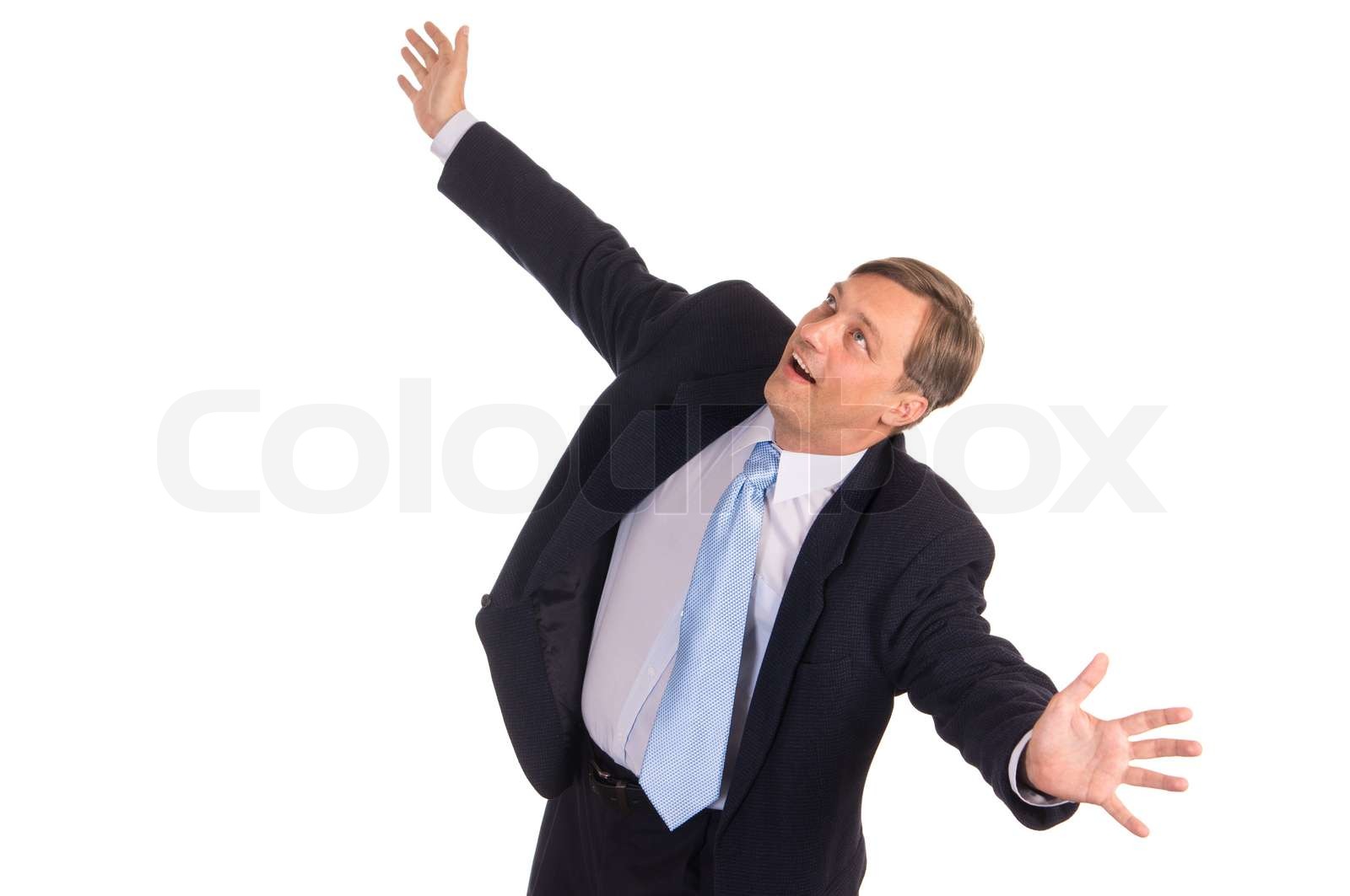 funny man in suit | Stock image | Colourbox