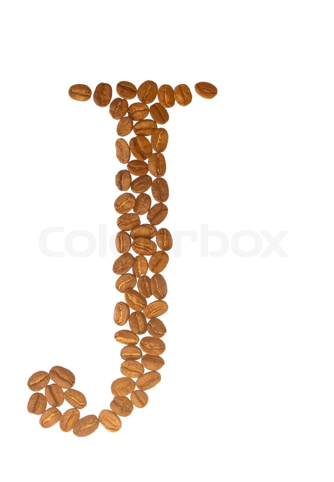 Coffee alphabet | Stock image | Colourbox