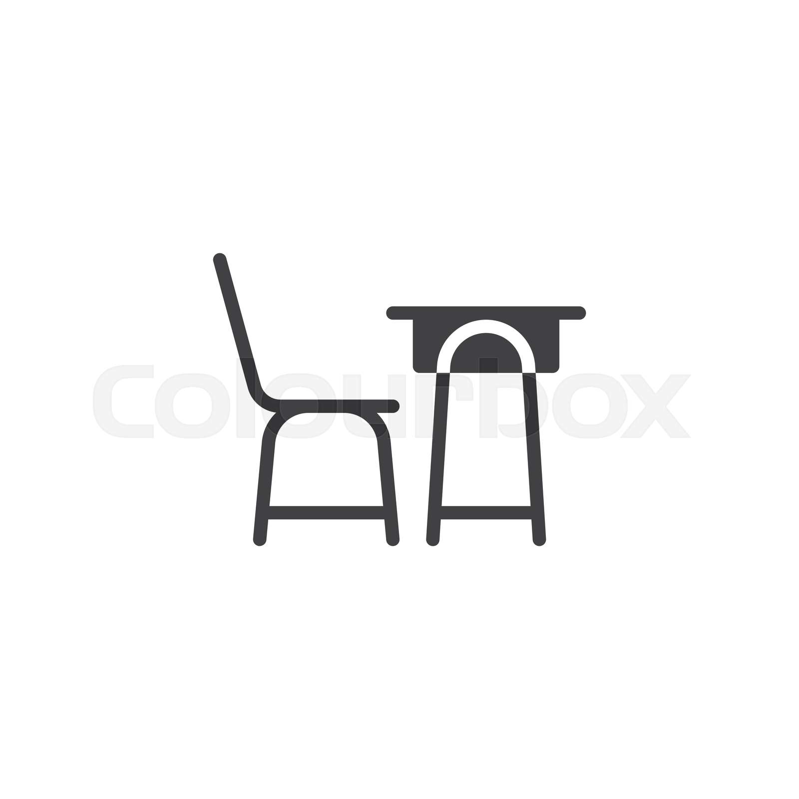 School Desk Icon