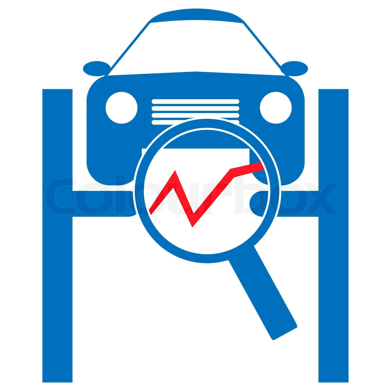 Automotive diagnostic repair icon | Stock vector | Colourbox