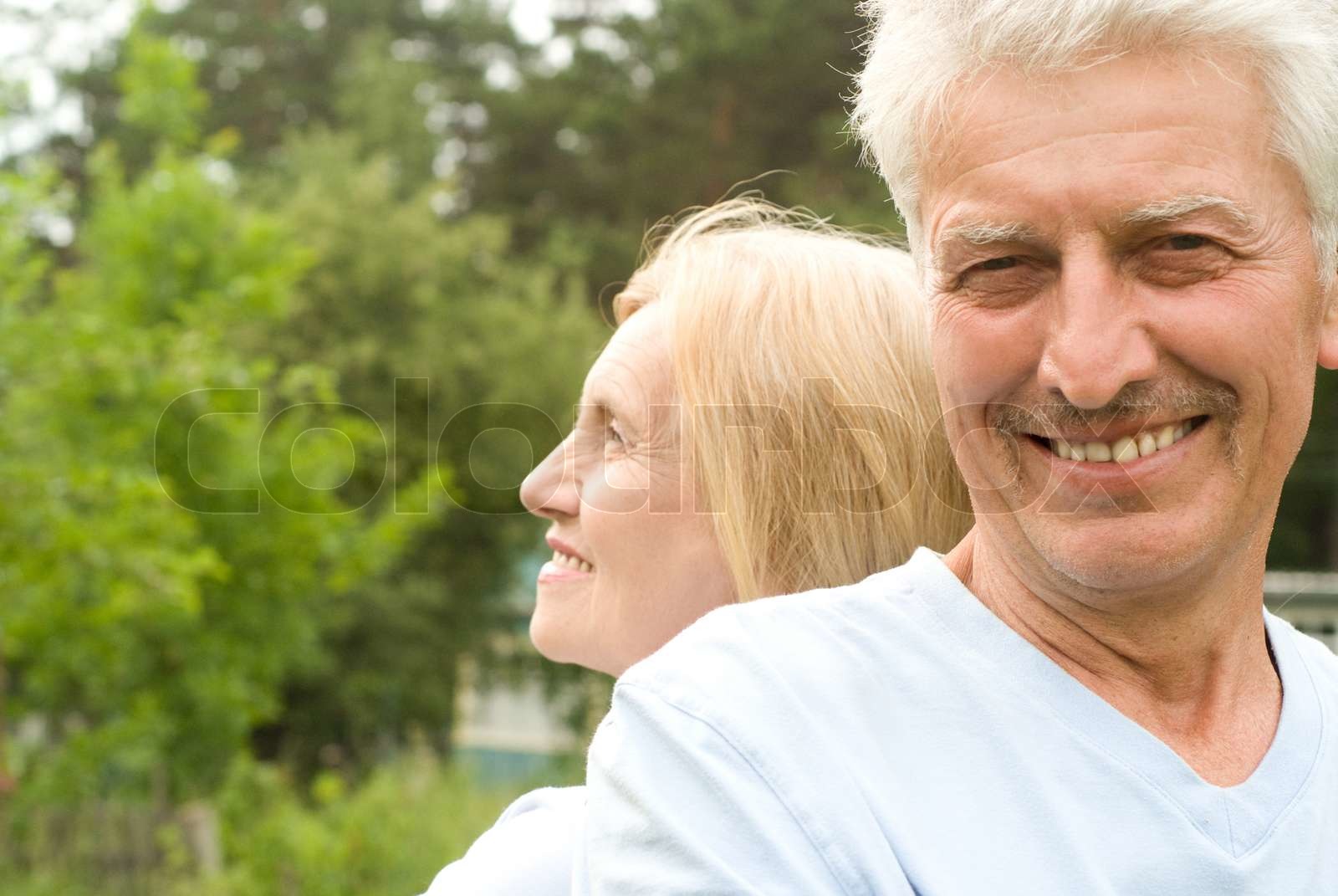 old couple portrait | Stock image | Colourbox